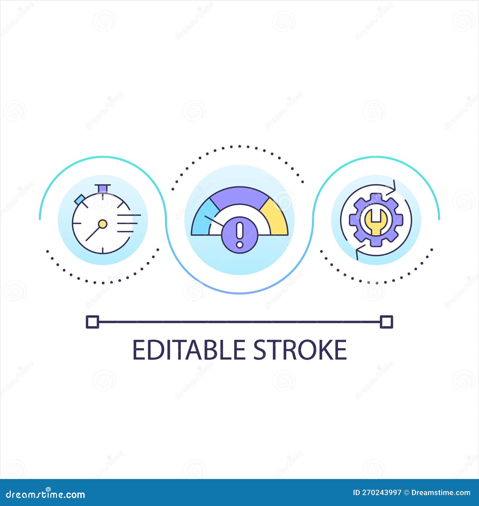 Fast System Recovery Loop Concept Icon Stock Illustration ...