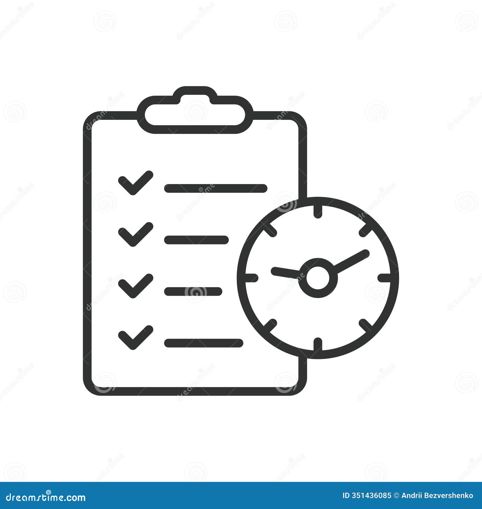 Tasks Icon Vector From Ecommerce Basic Collection. Thin Line Tasks ...