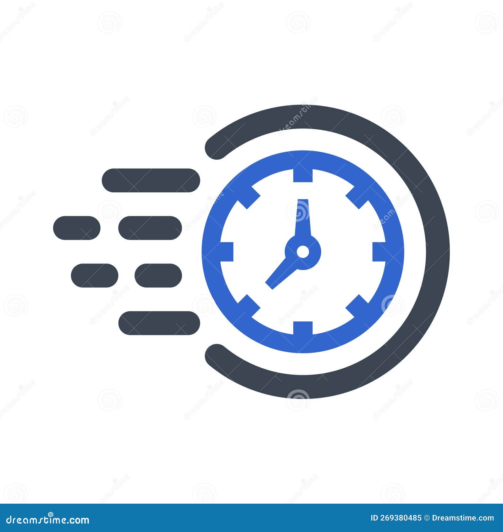 Fast time icon stock illustration. Illustration of symbol - 269380485