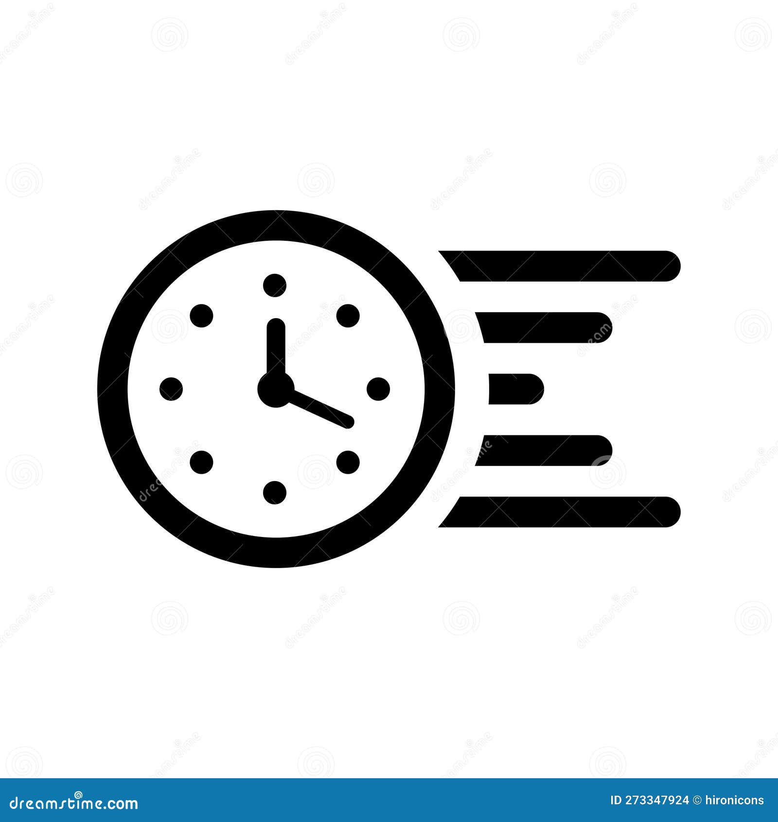 Fast Time icon stock illustration. Illustration of concept - 273347924
