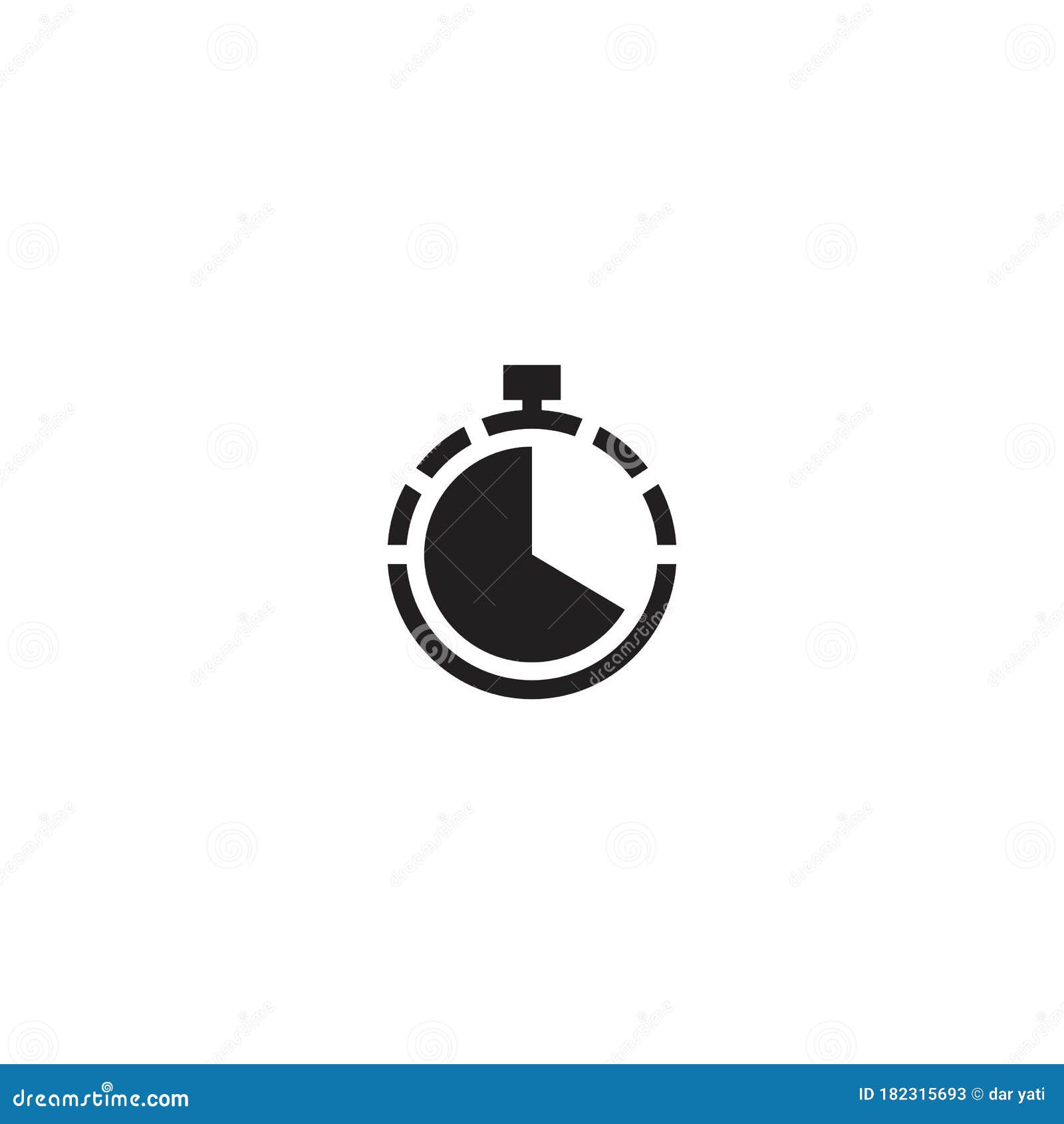 Fast Time Icon Logo Design stock vector. Illustration of icon - 182315693