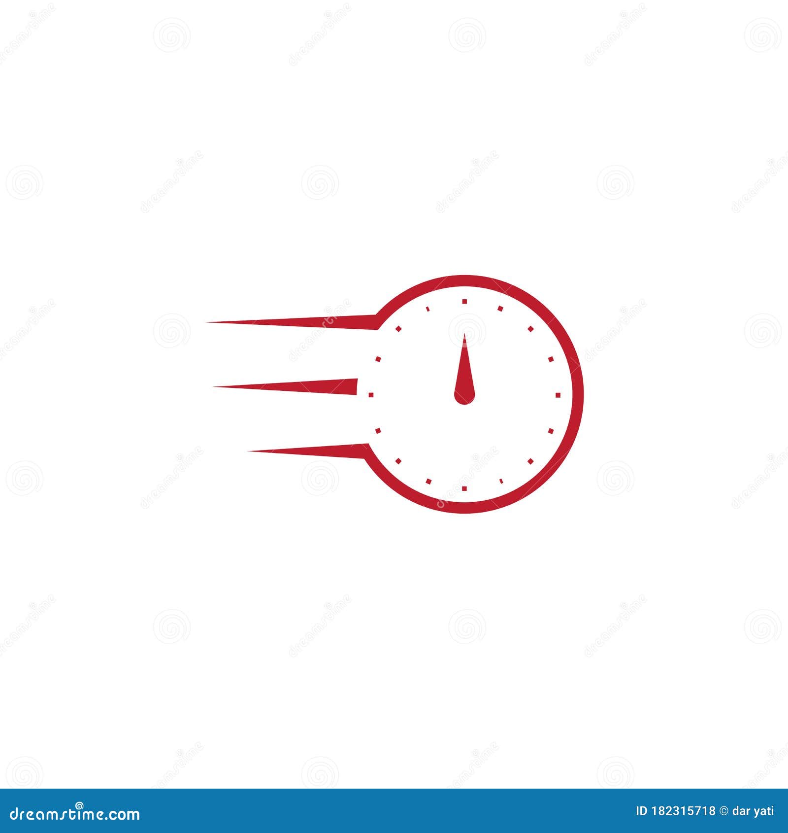 Fast Time Icon Logo Design stock vector. Illustration of service ...