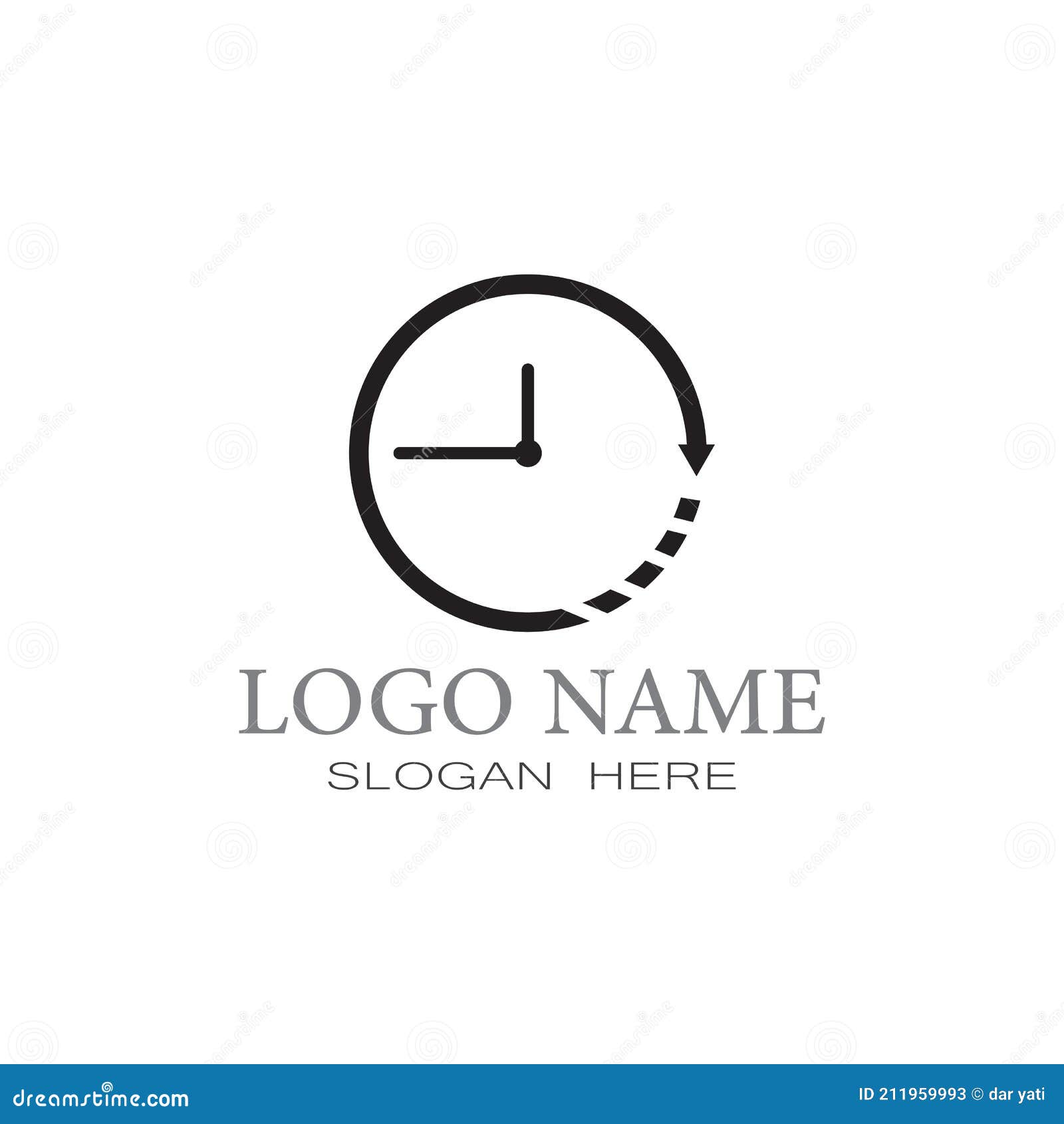 Fast Time Icon Logo Design Vector Stock Vector - Illustration of ...