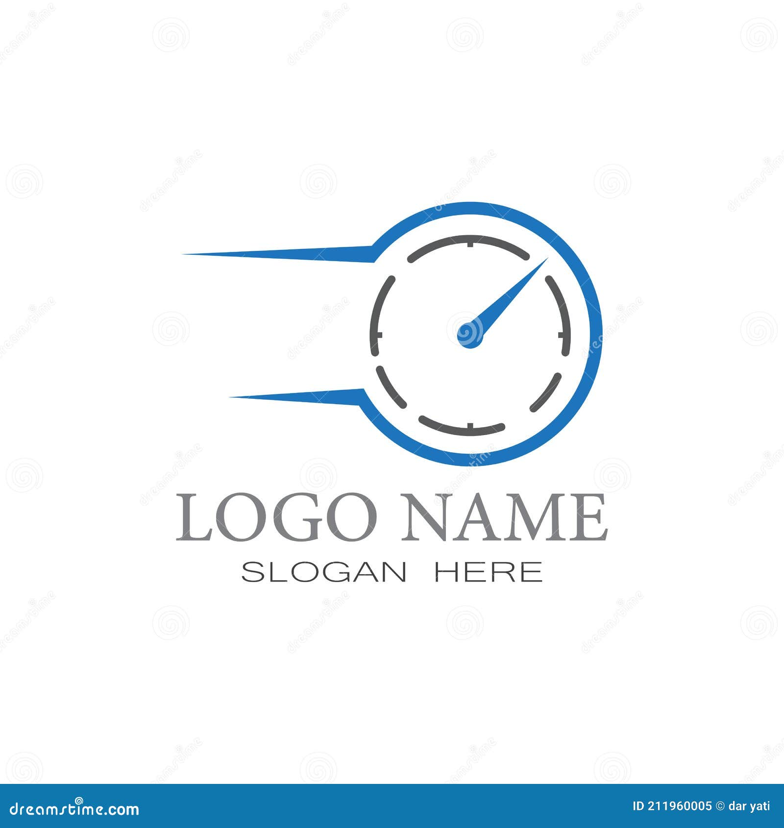 Fast Time Icon Logo Design Vector Stock Vector - Illustration of design ...