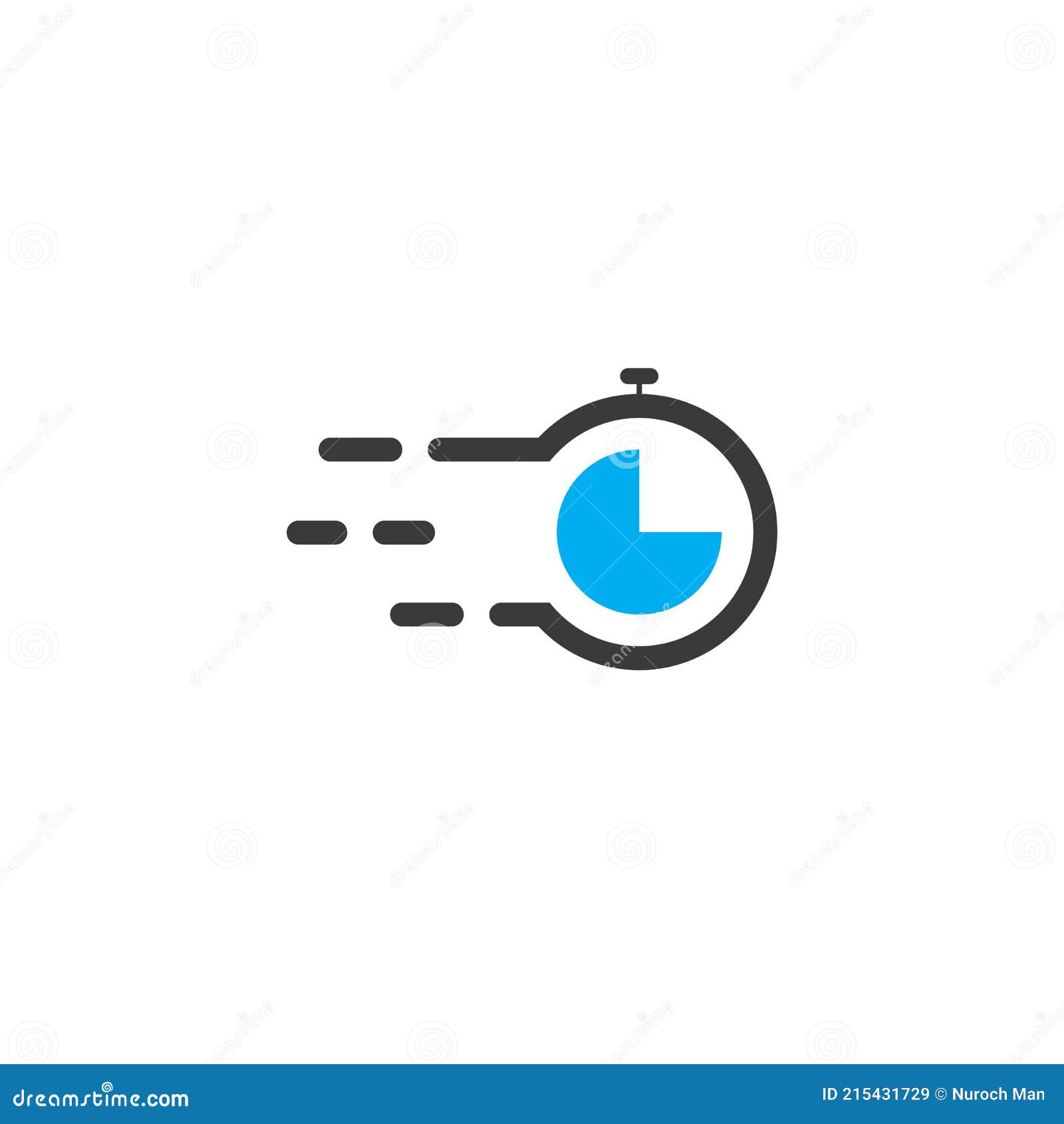 Fast Time Icon Logo Design Vector. Stock Vector - Illustration of ...