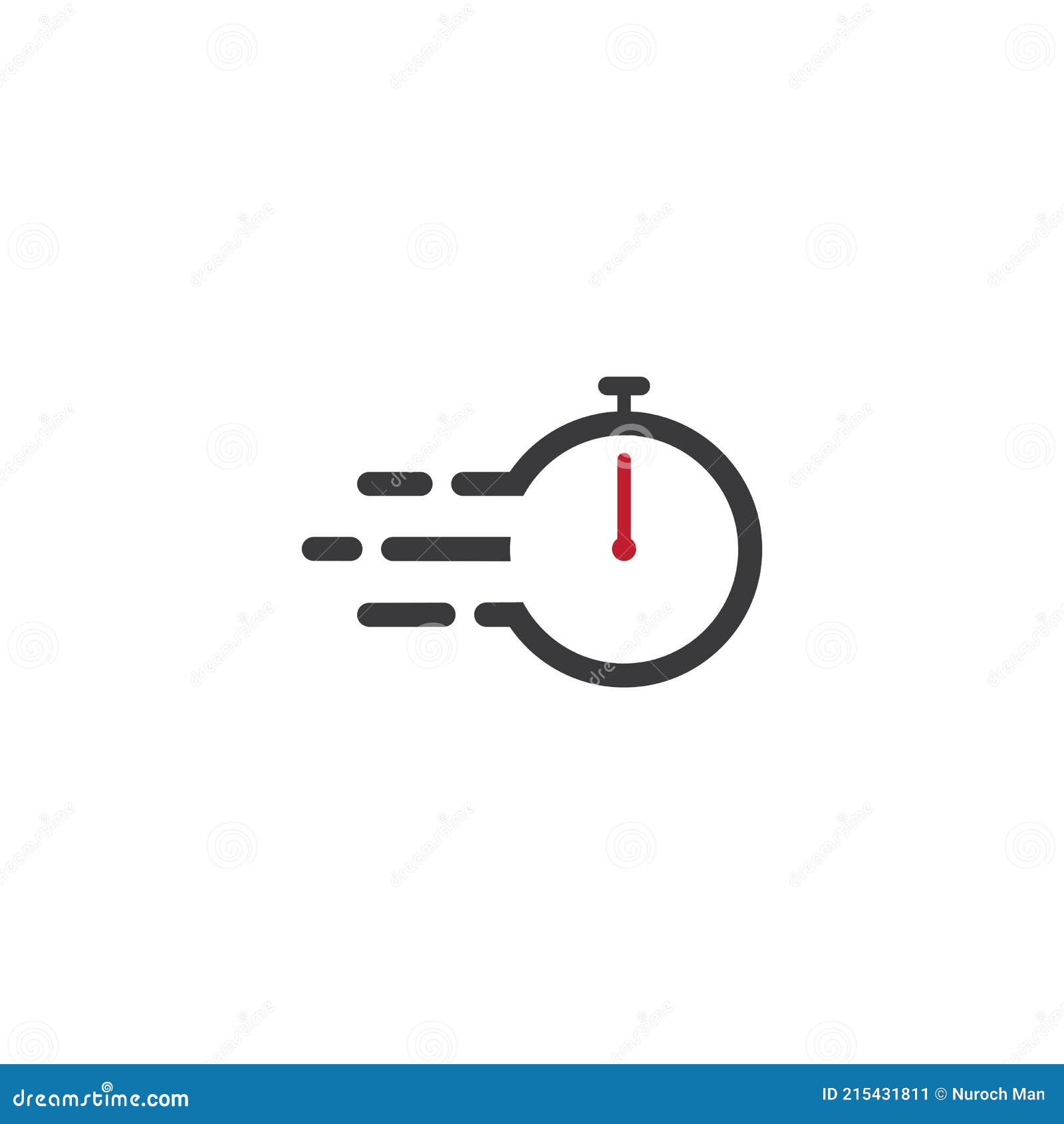 Fast Time Icon Logo Design Vector. Stock Vector - Illustration of ...