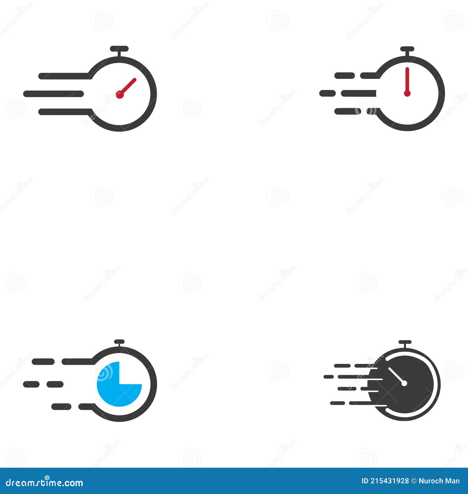 Fast Time Icon Logo Design Vector. Stock Vector - Illustration of stop ...