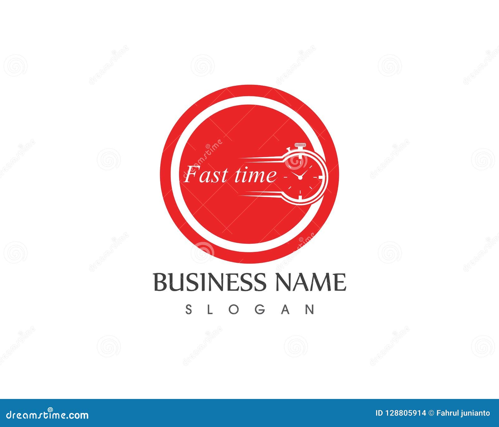 Fast Time Logo Design Concept Stock Vector - Illustration of organizer ...