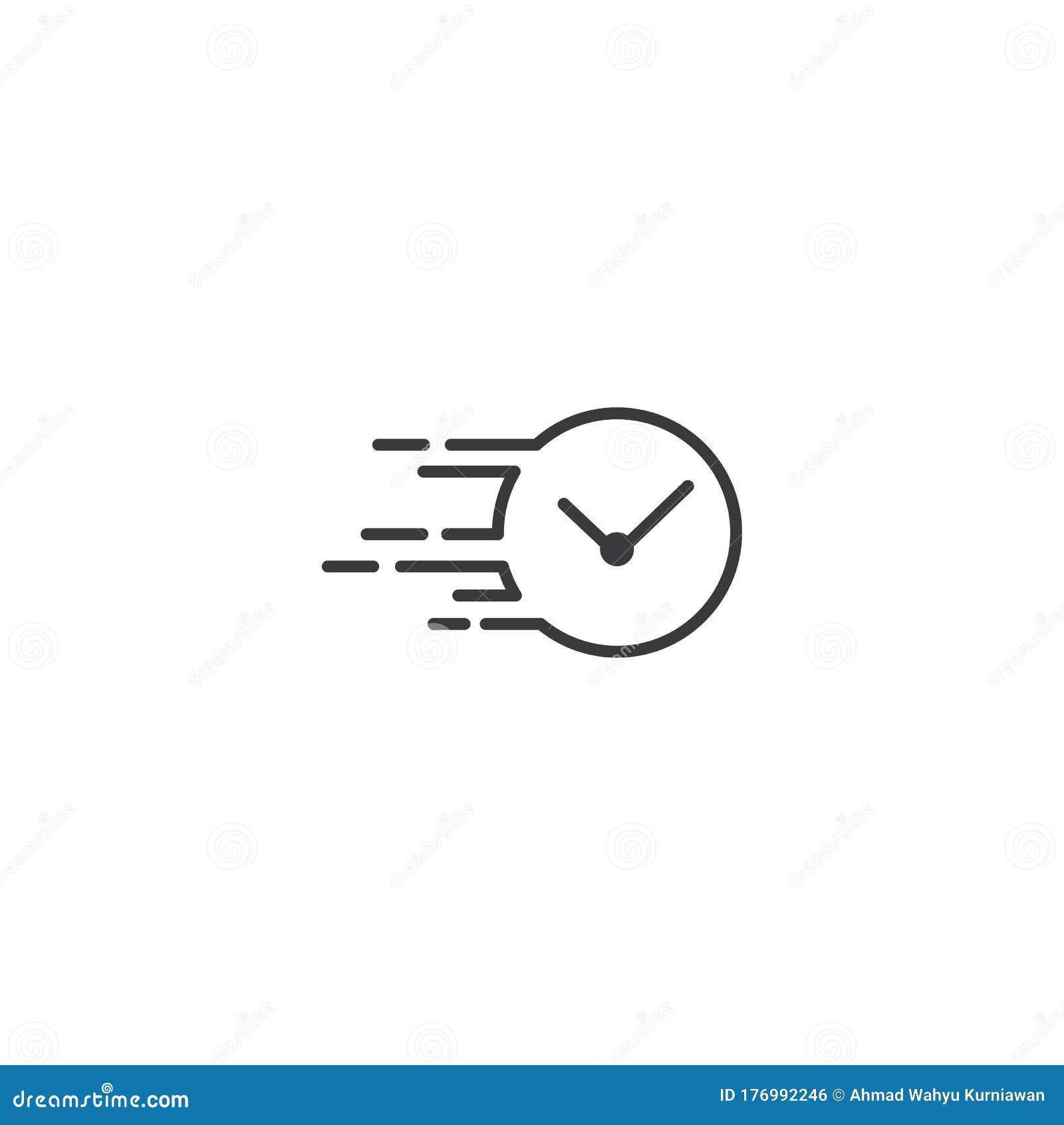 Fast Time logo stock vector. Illustration of concept - 176992246