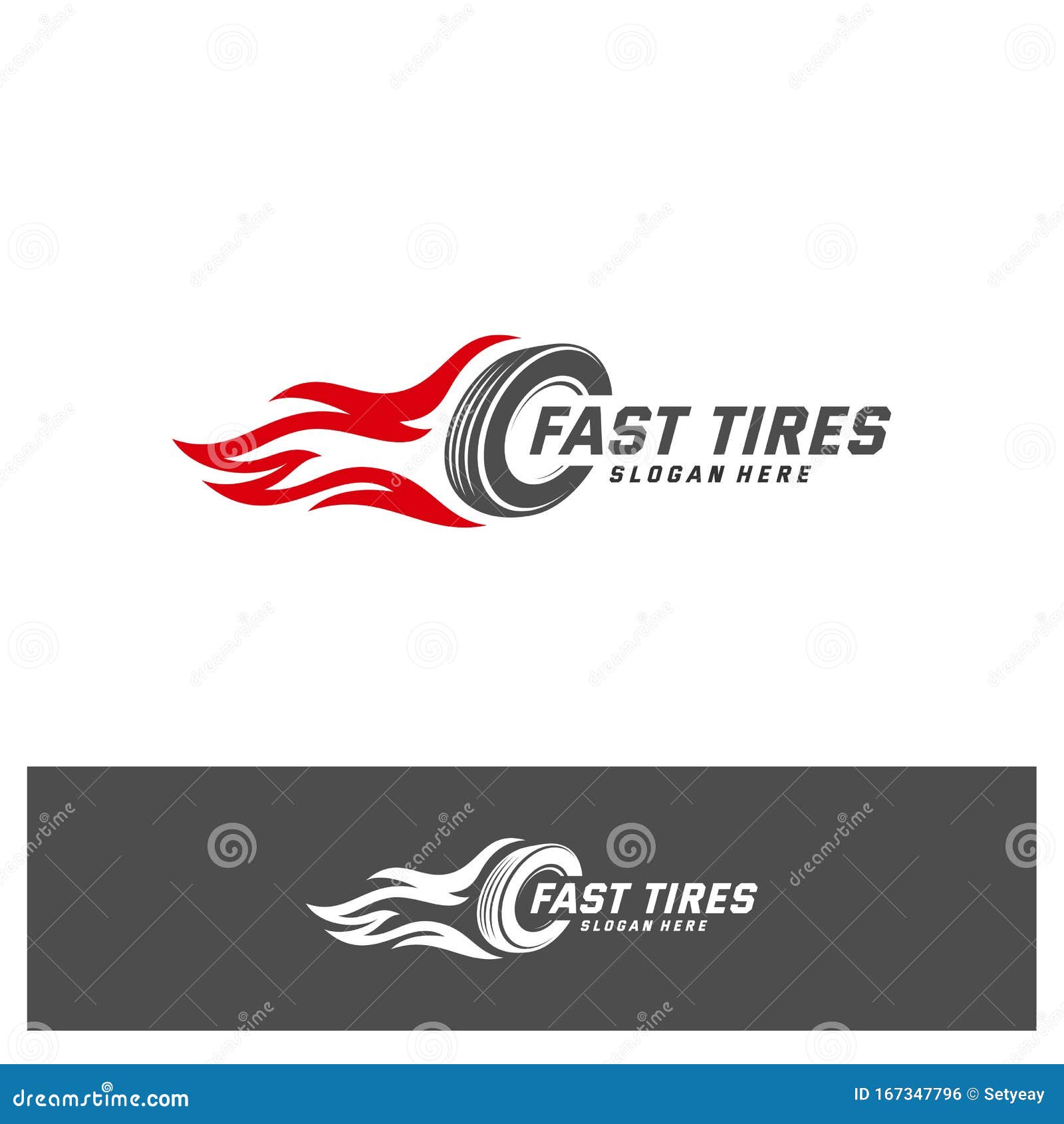 Fast Tire Logo Vector Icon Illustration Design Template Stock Vector ...
