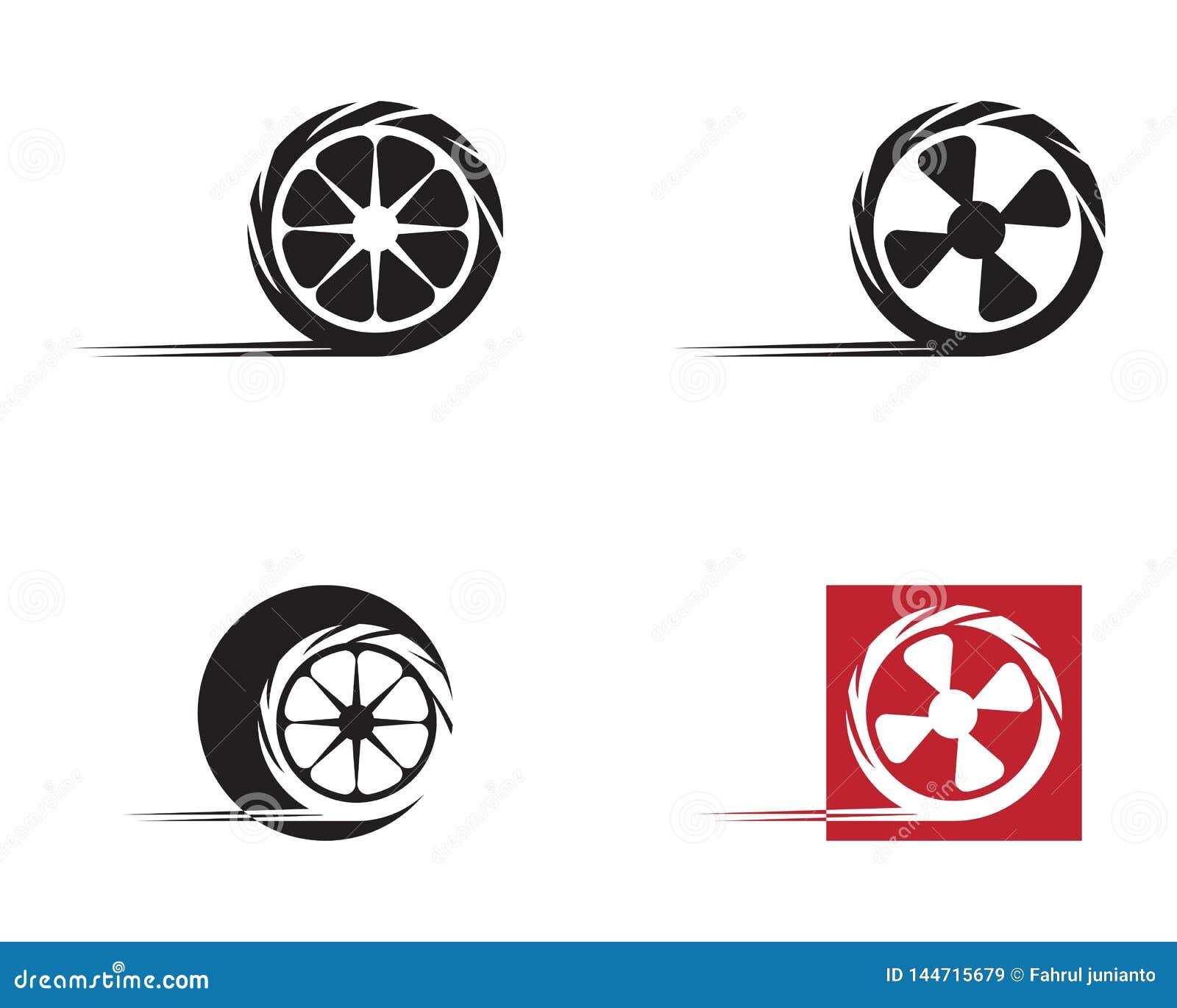 Fast tires logo vector stock vector. Illustration of business - 144715679