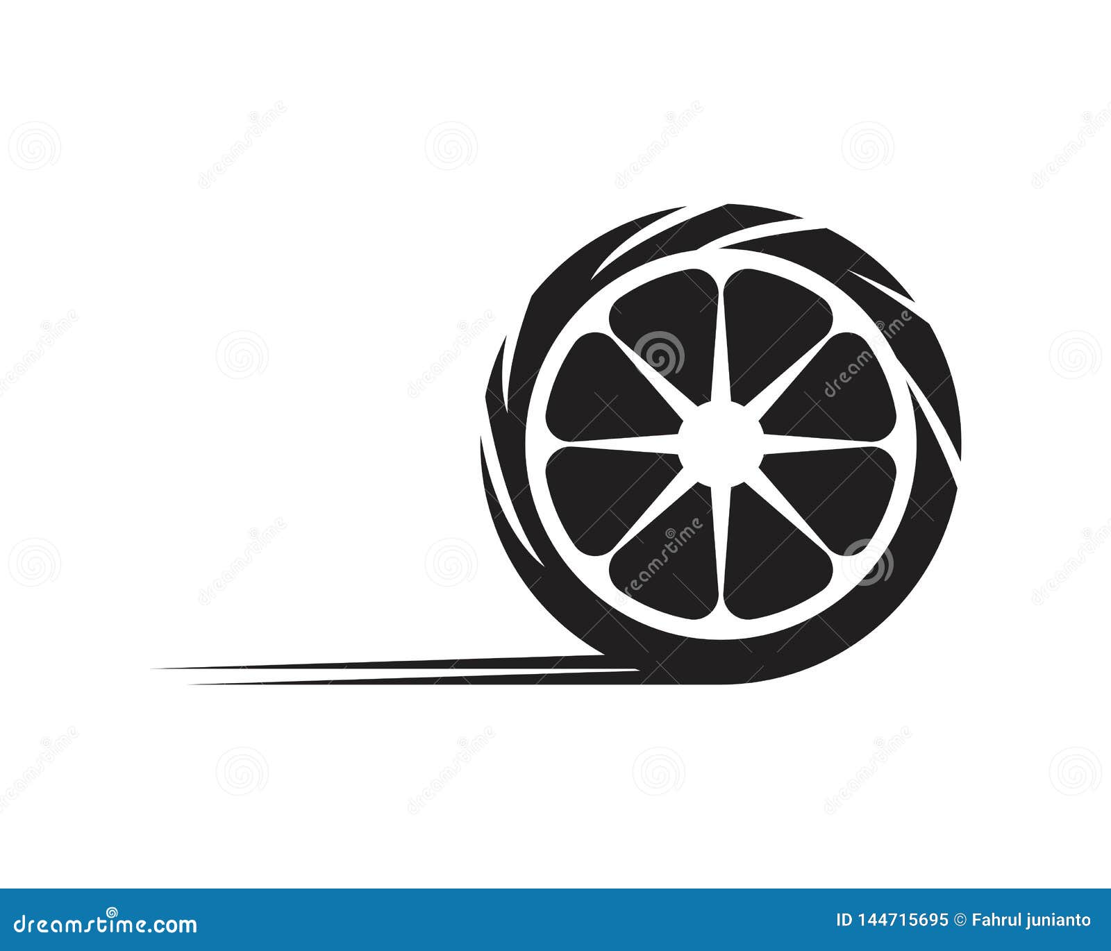 Fast tires logo vector stock vector. Illustration of design - 144715695