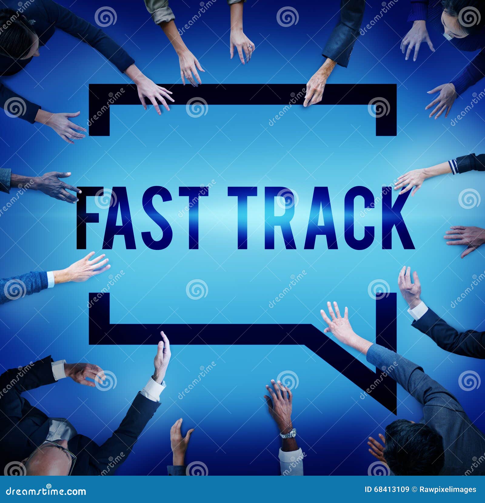 Fast Track Increase Improvement Development Raising Concept Stock Image ...