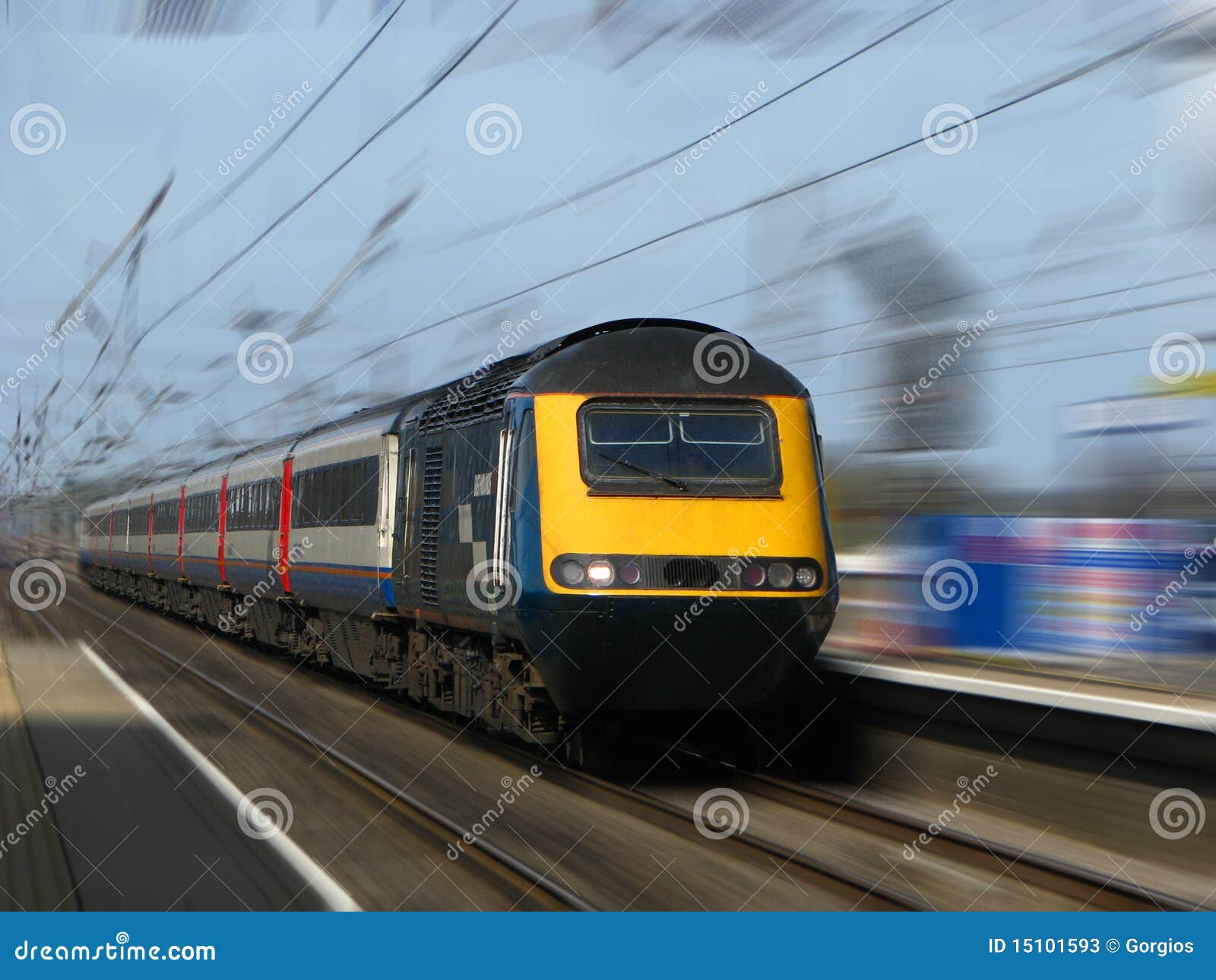 Fast Train stock image. Image of business, connection - 15101593