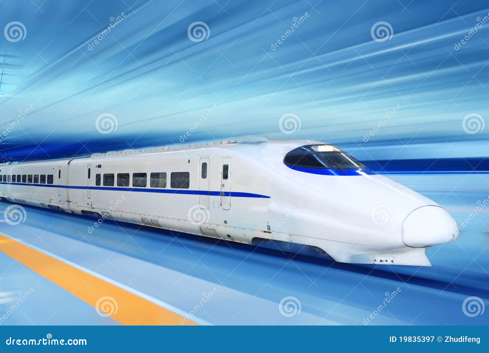 Fast train stock image. Image of business, city, modern - 19835397