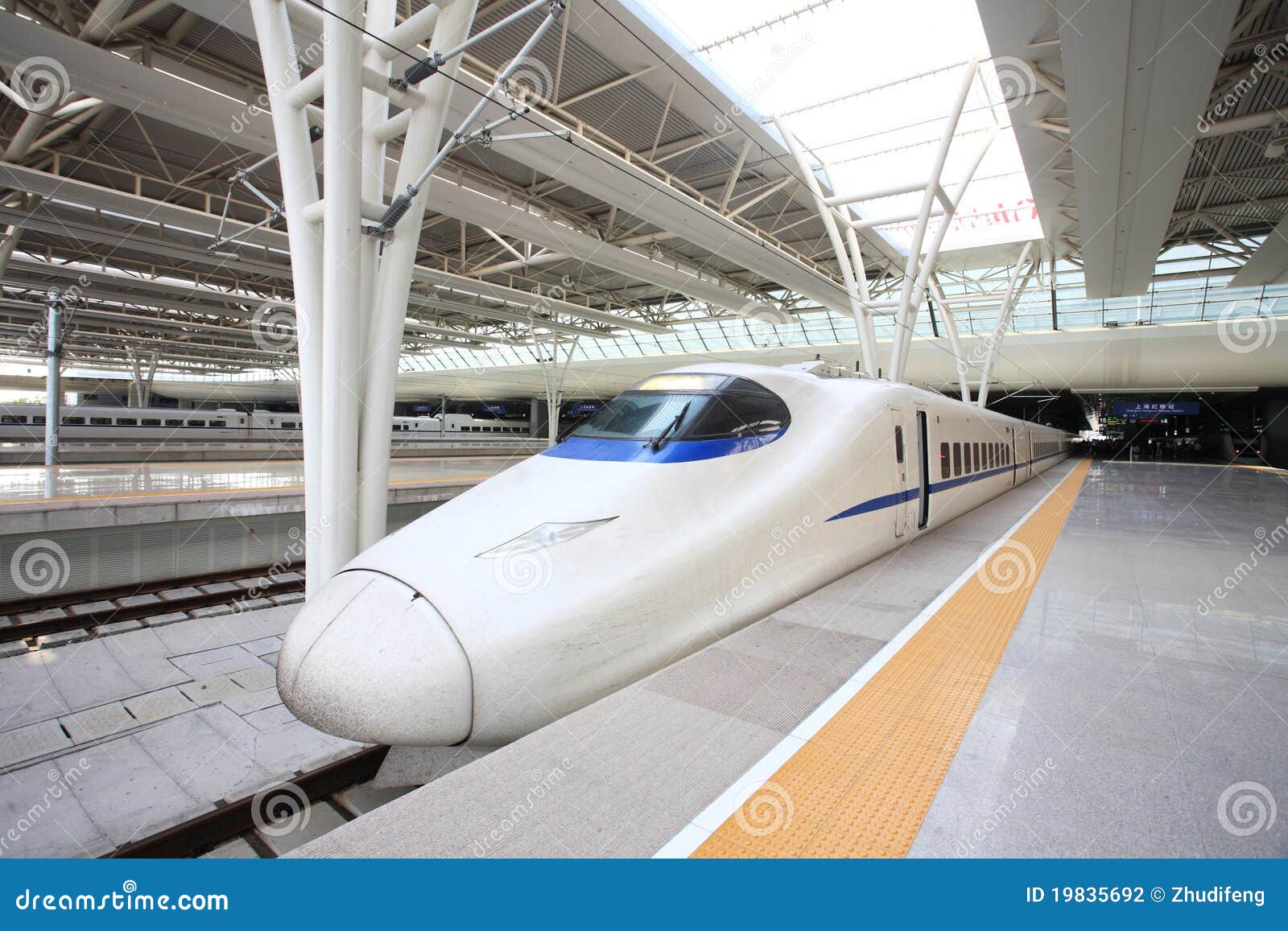 Fast train stock photo. Image of engine, railroad, blur - 19835692