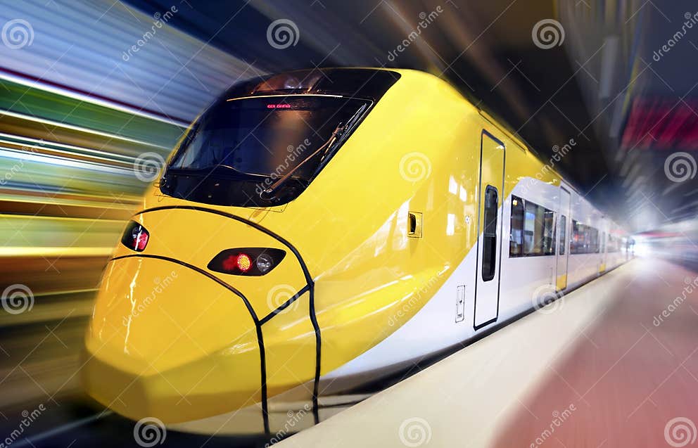 Fast train stock image. Image of passenger, travel, track - 23533621