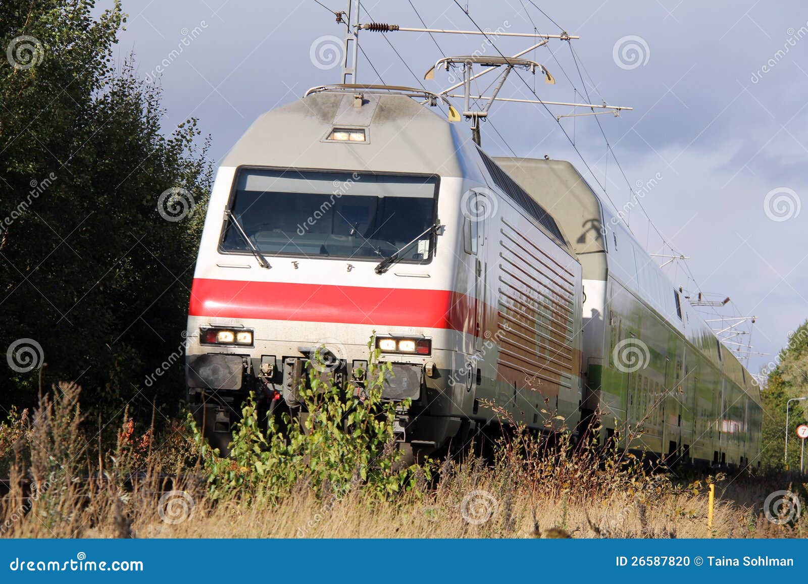 Fast Train stock photo. Image of passage, carriage, express - 26587820