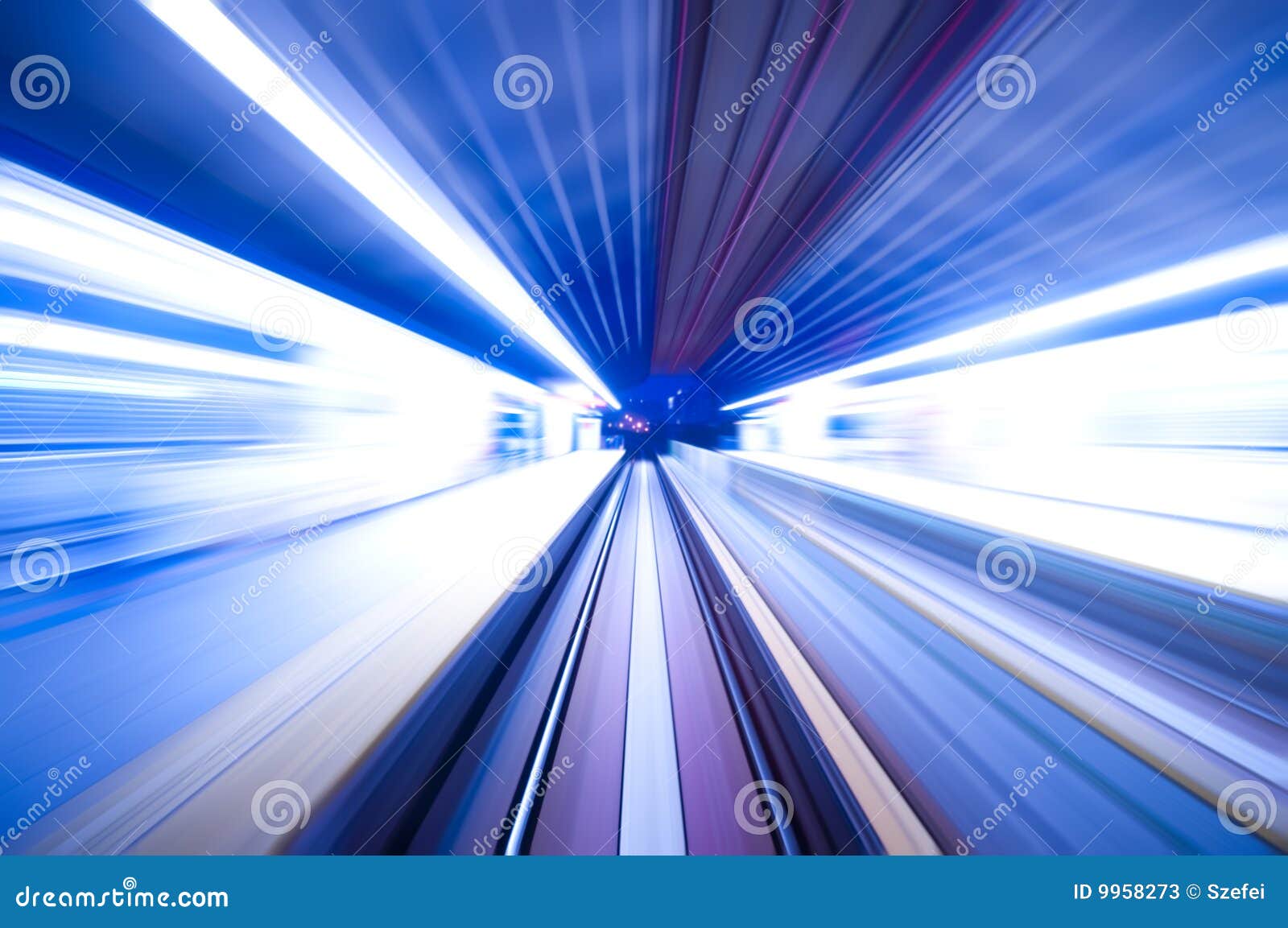 Fast train. stock image. Image of action, business, elevated - 9958273
