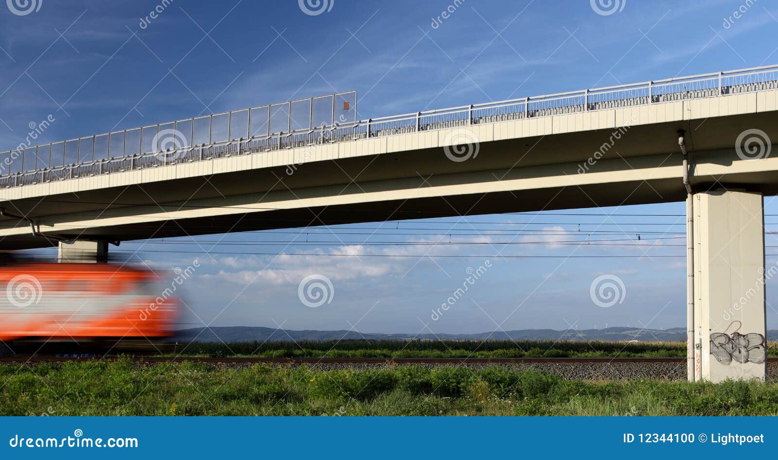 Fast Train Going really Fast Stock Photo - Image of rapid, interior ...