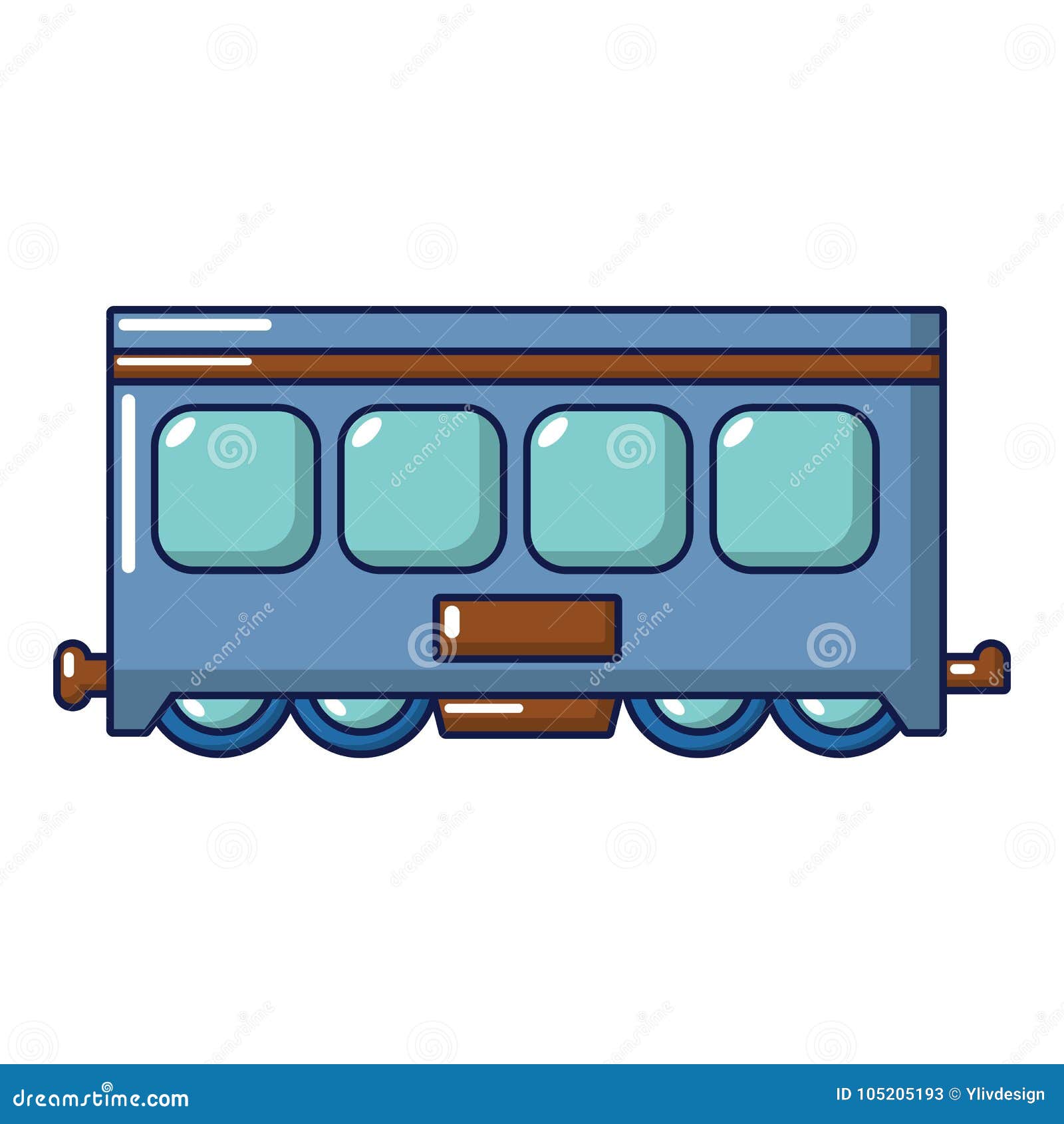 Fast Train Icon, Cartoon Style Stock Vector - Illustration of circle ...
