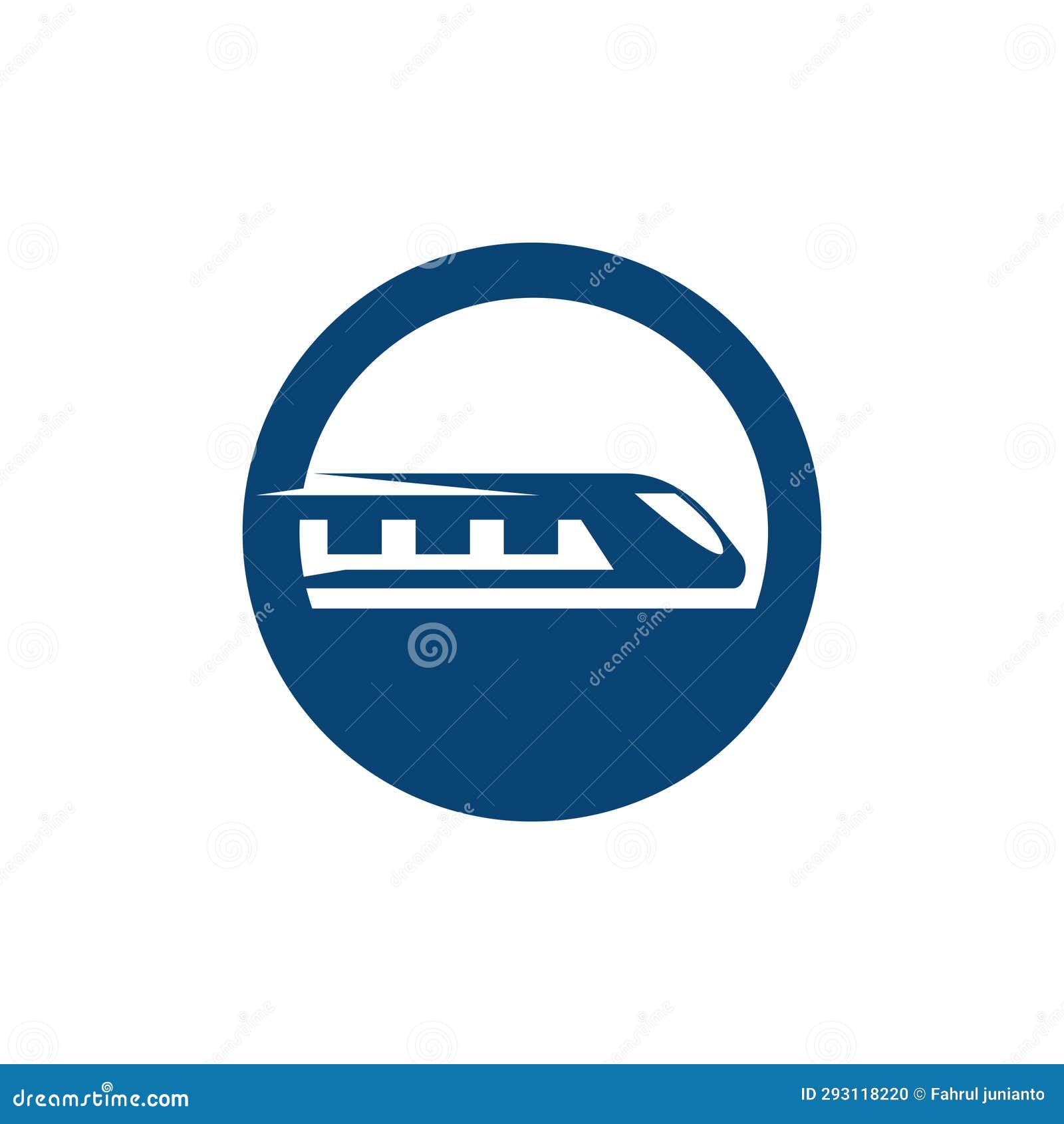 Fast Train Icon Logo Vector Template Stock Illustration - Illustration ...