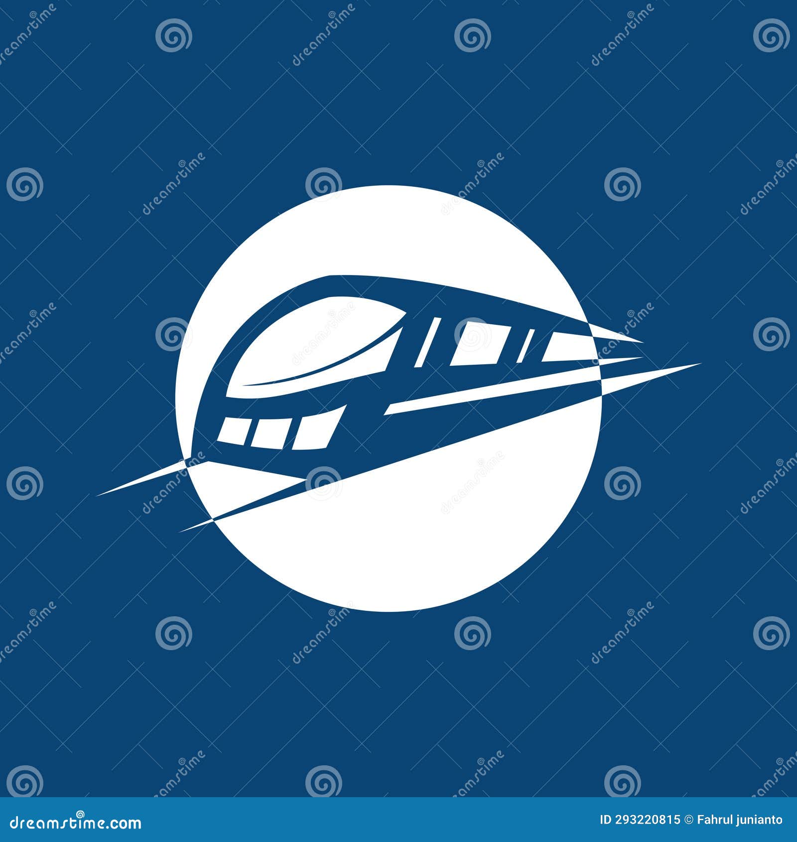 Fast Train Icon Logo Vector Template Stock Illustration - Illustration ...