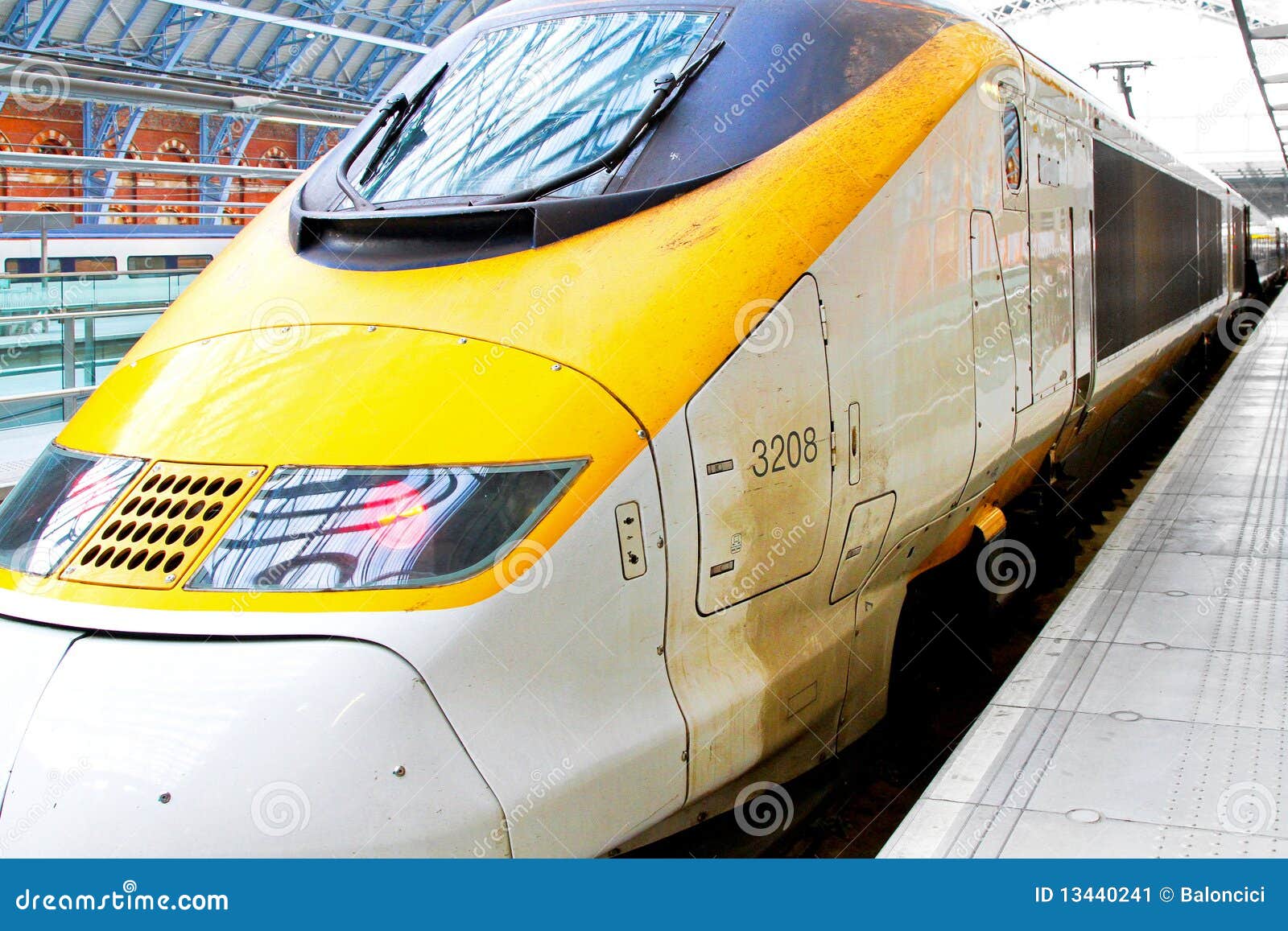 Fast train locomotive stock image. Image of travel, transport - 13440241