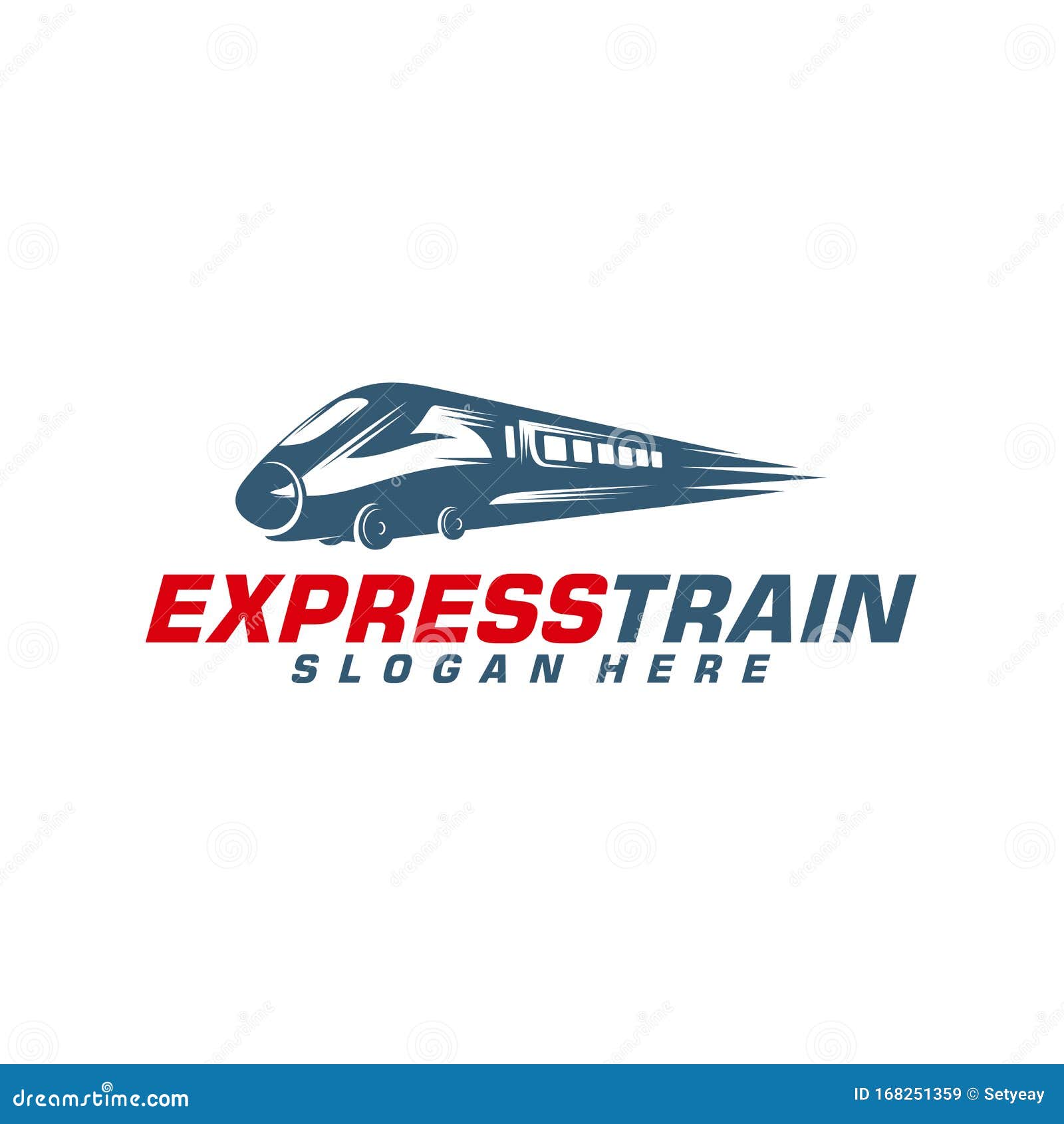 Fast Train Logo Design Vector Template, Creative Design, Icon Symbol ...