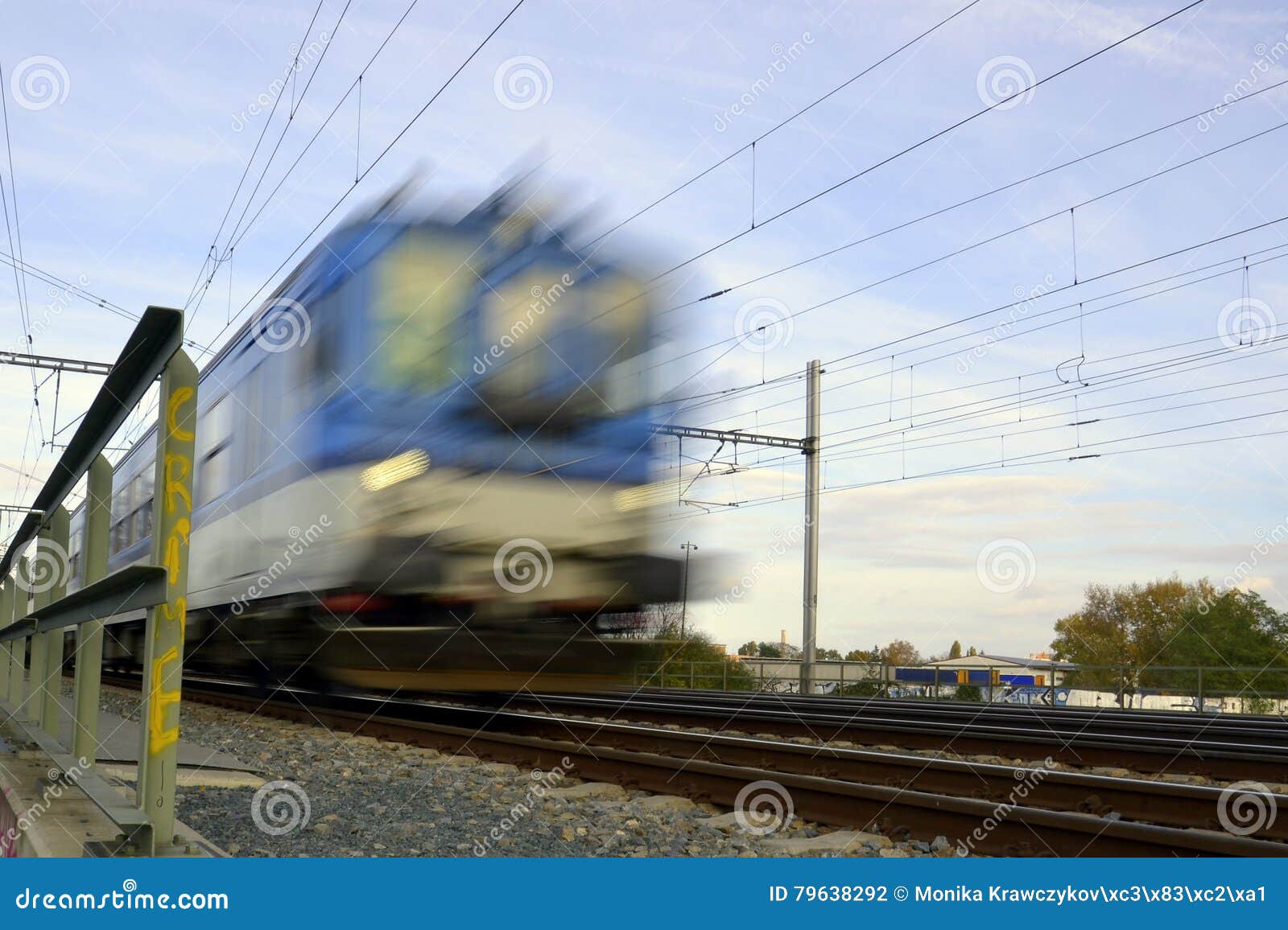 Fast train stock photo. Image of view, transport, moving - 79638292