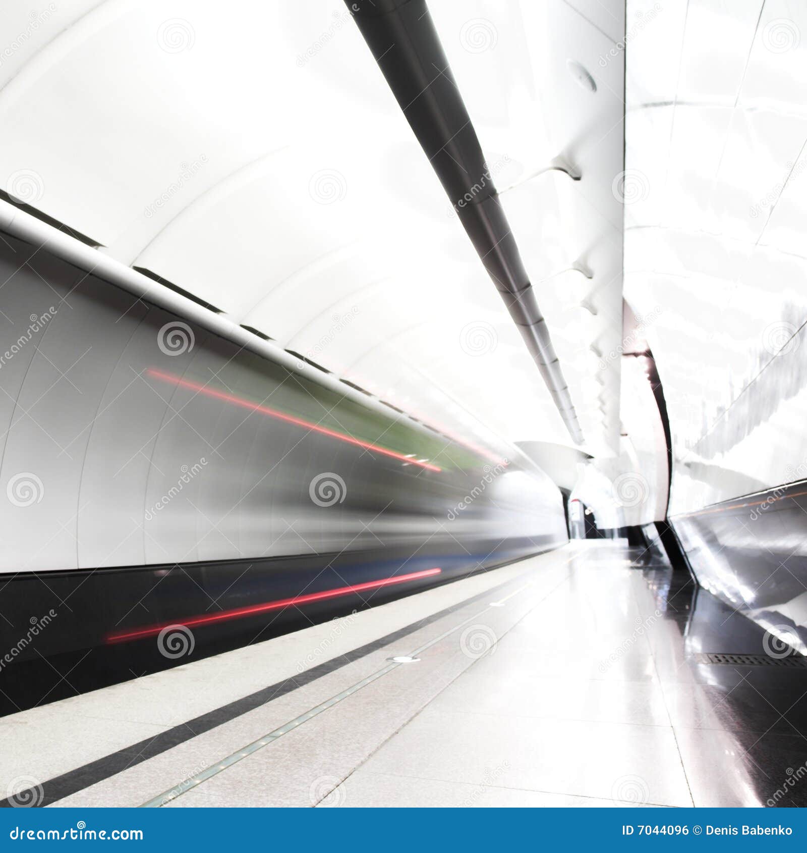 Fast train in subway stock photo. Image of enter, commute - 7044096