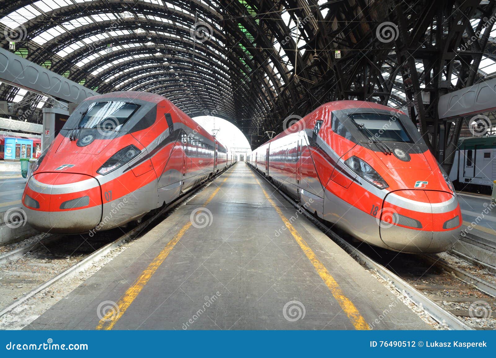 Fast trains - Frecciarossa editorial photography. Image of frecciarossa ...