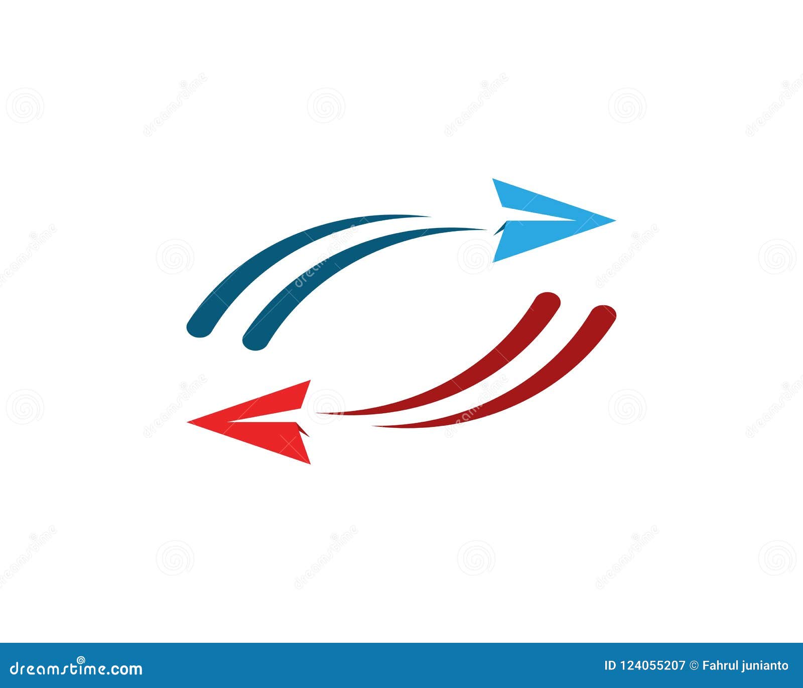 Fast Travel Agency Logo Template Stock Vector - Illustration of rocket ...