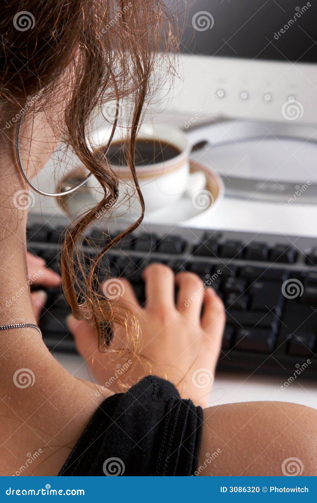 Fast typing stock photo. Image of fingers, company, break - 3086320