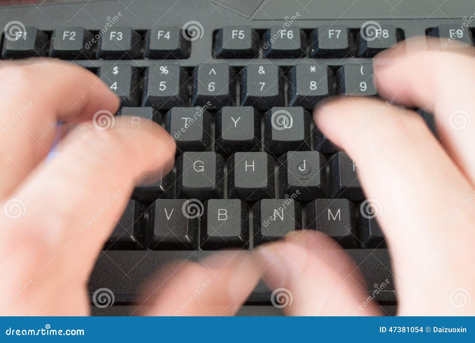Fast typing stock photo. Image of blur, corporate, motion - 47381054