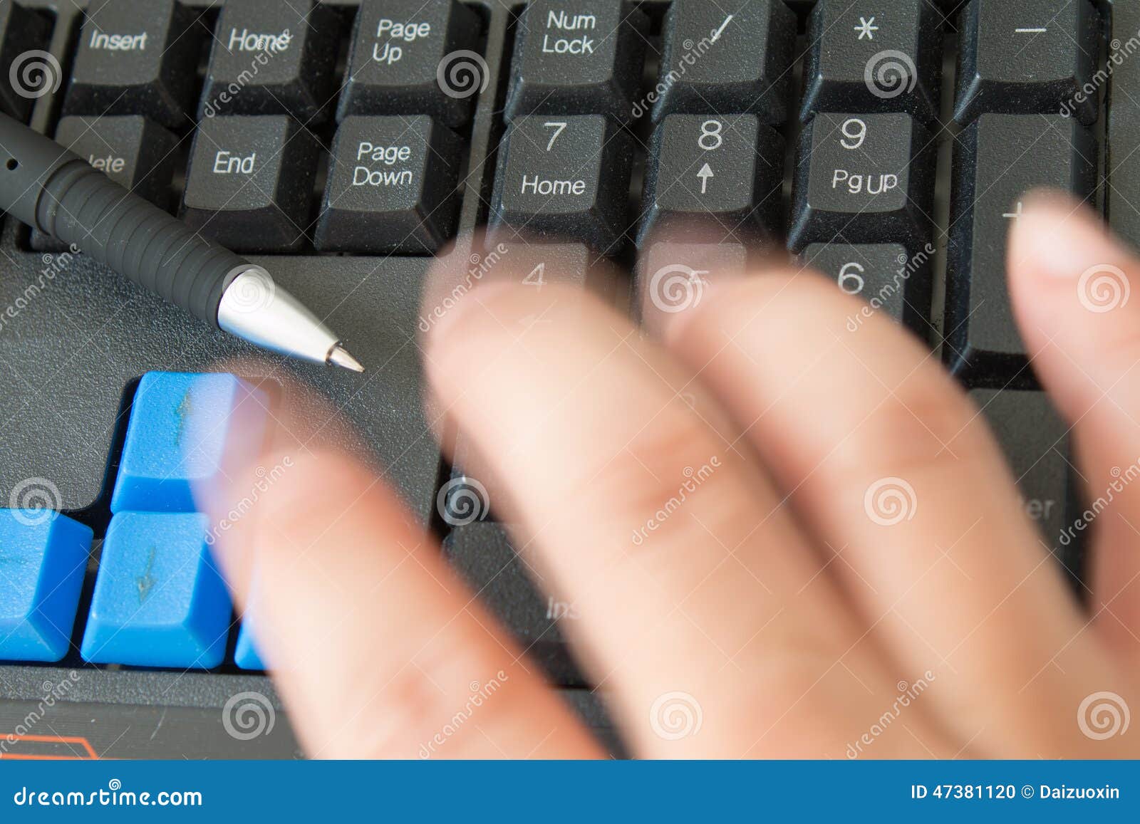 Fast typing stock photo. Image of concept, computer, data - 47381120