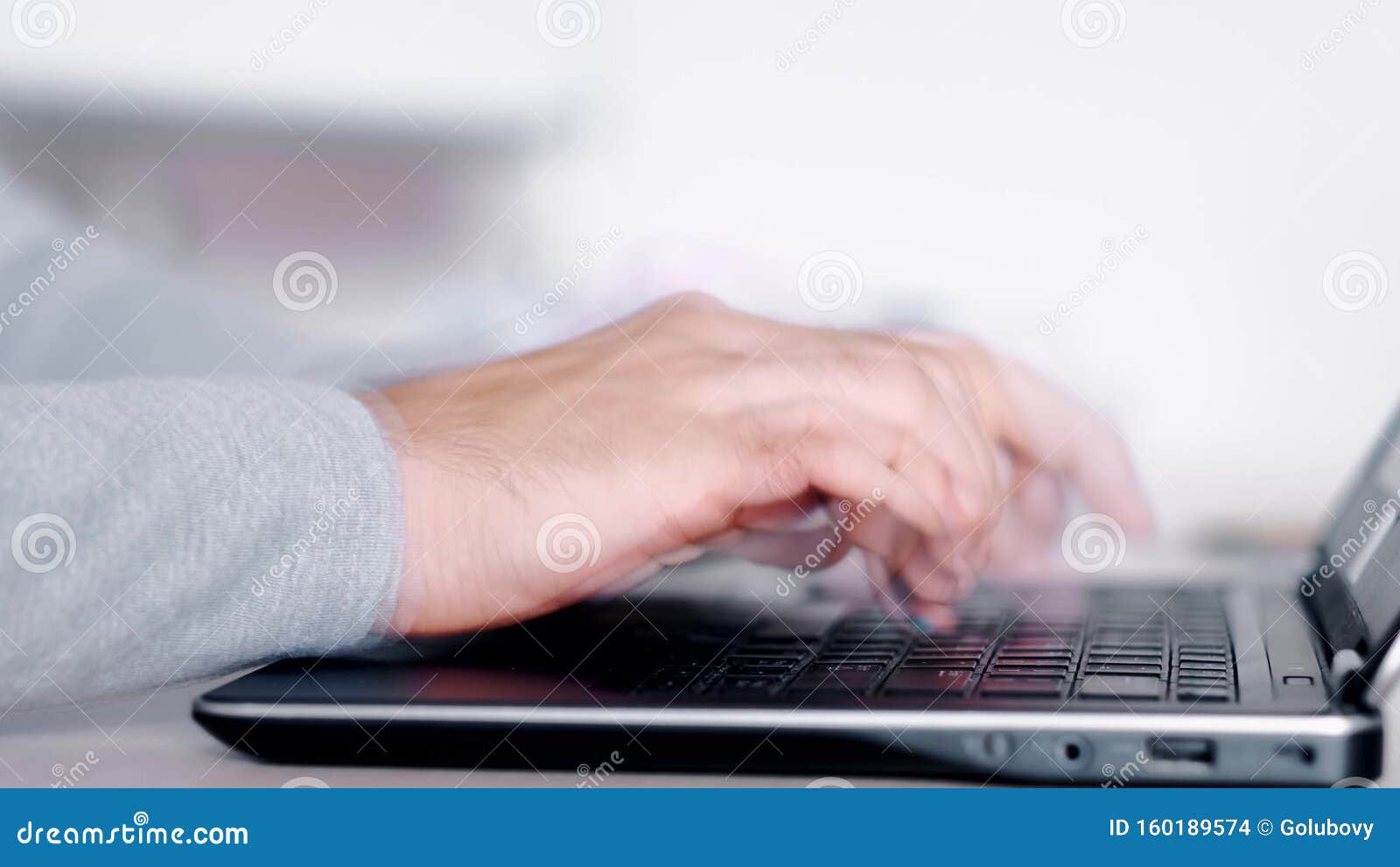 Fast Typing Skills Search Program Laptop Keyboard Stock Footage - Video ...