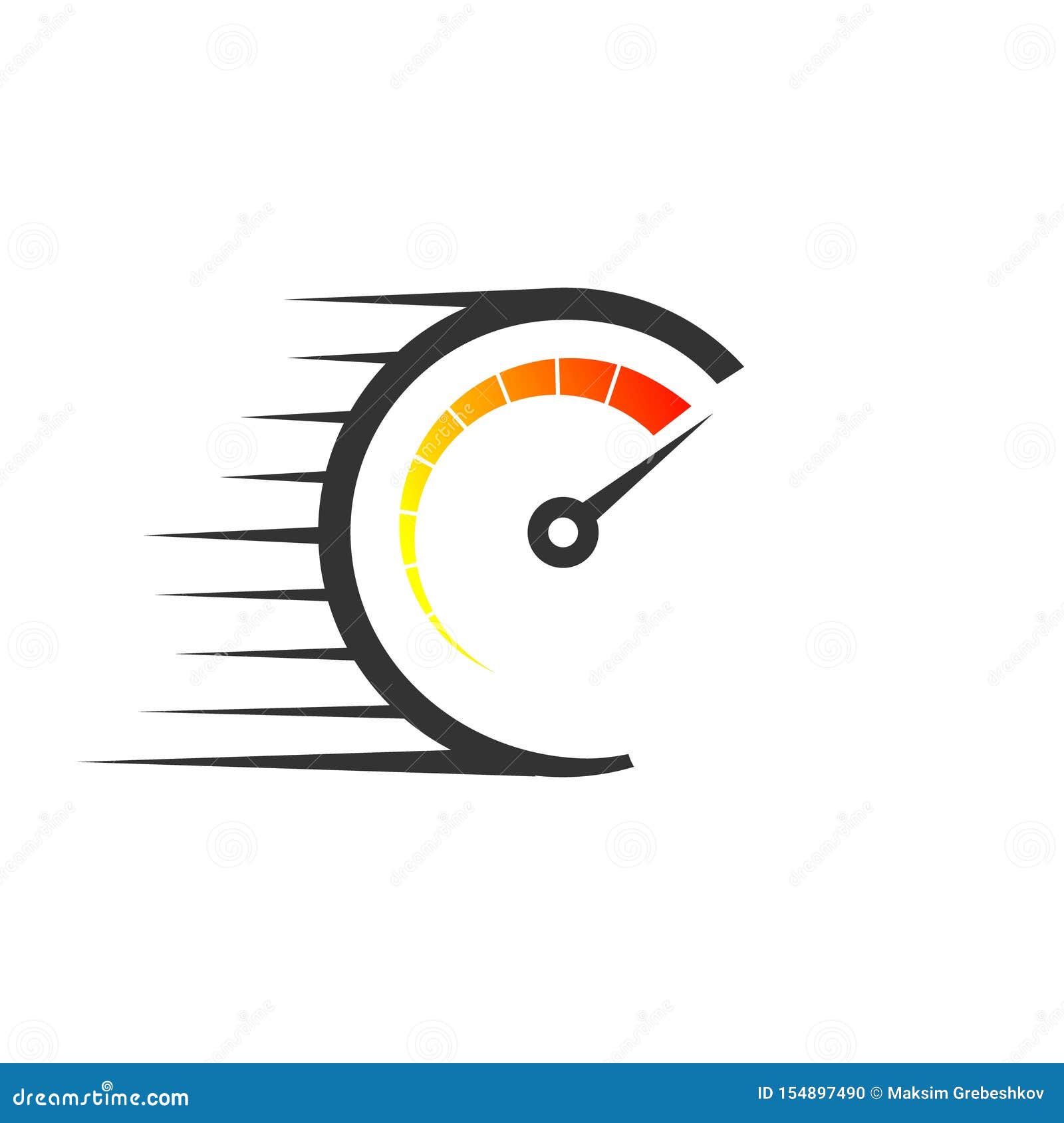 Fast vector icon stock illustration. Illustration of business - 154897490