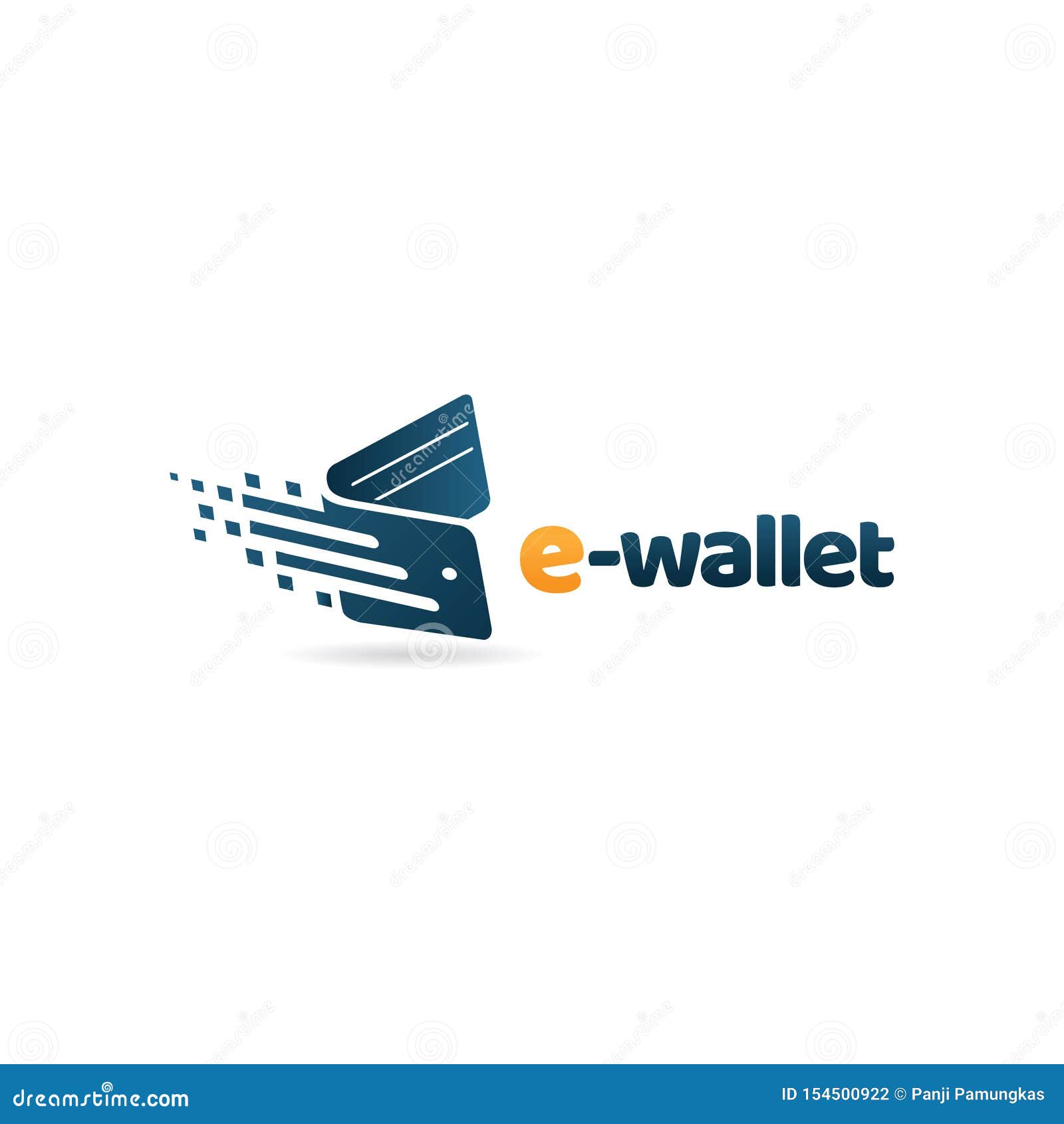Fast Wallet Logo with Coin stock vector. Illustration of electronics ...