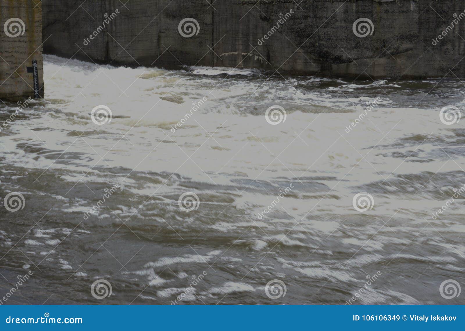 Fast water and rapid flow stock image. Image of grunge - 106106349