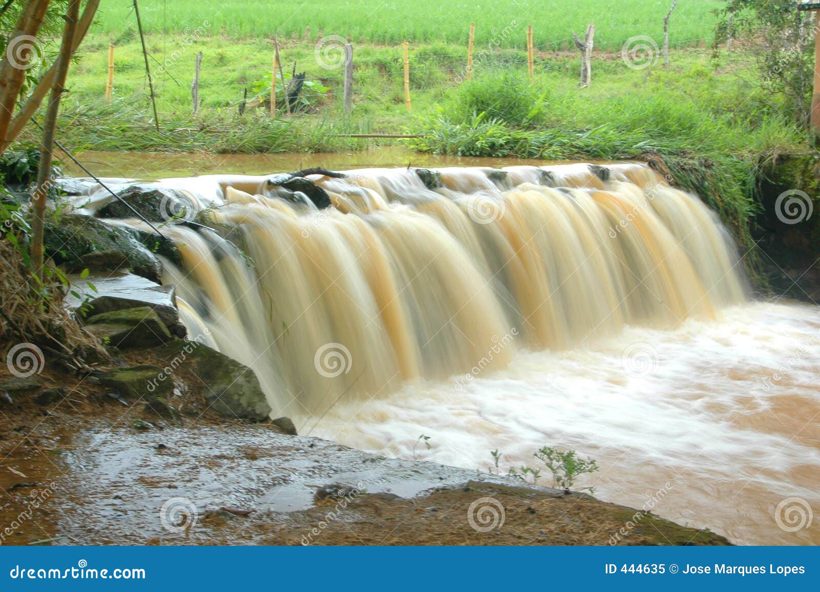 Fast waterfall stock image. Image of river, speed, slow - 444635