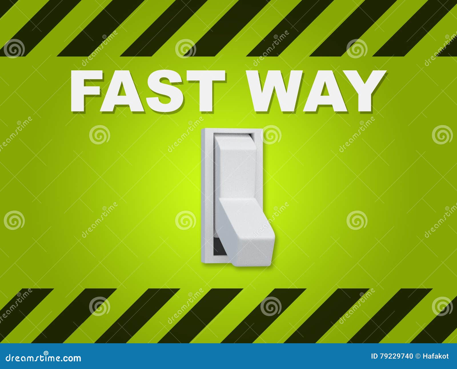 Fast Way concept stock illustration. Illustration of highway - 79229740