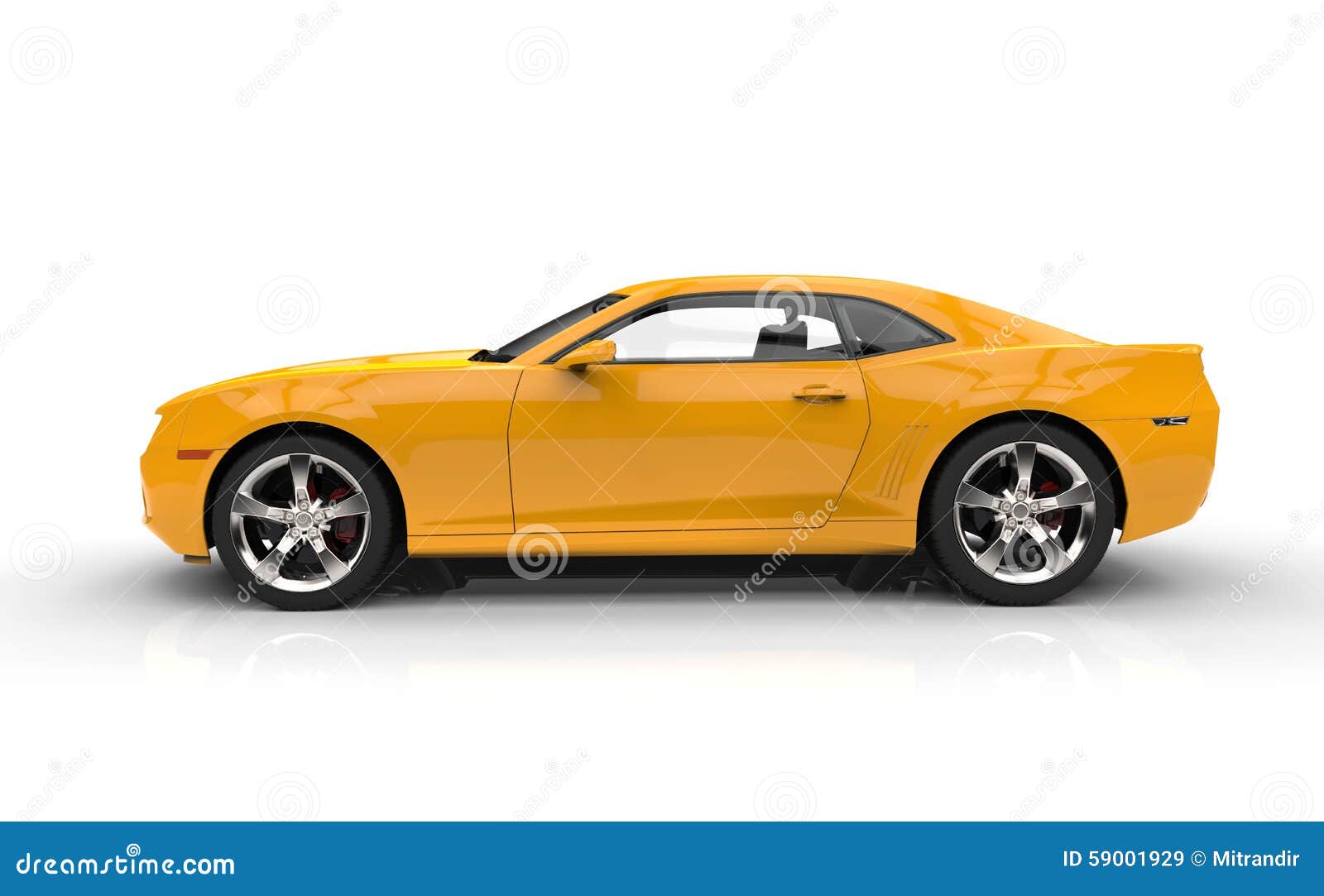 Fast Yellow Car stock image. Image of view, vehicle, tires - 59001929