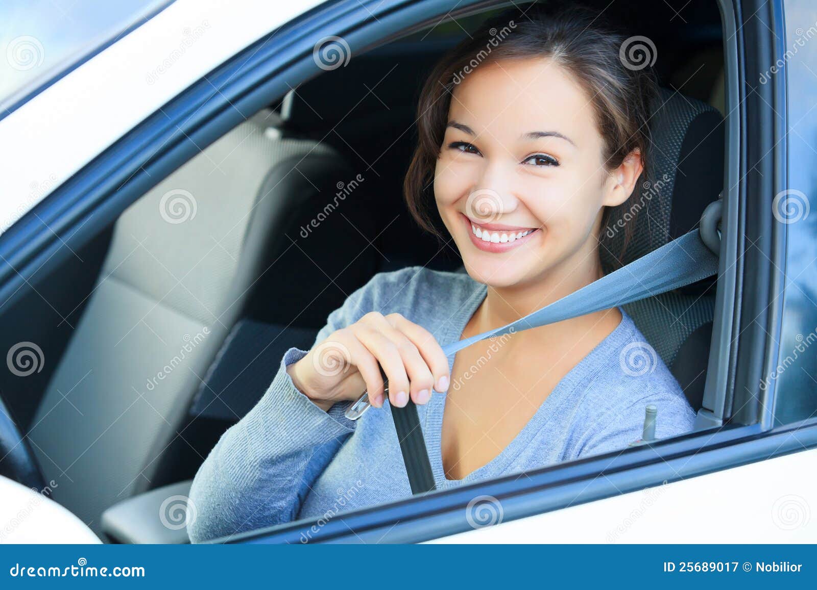 Fasten your seatbelt stock image. Image of person, headshot - 25689017