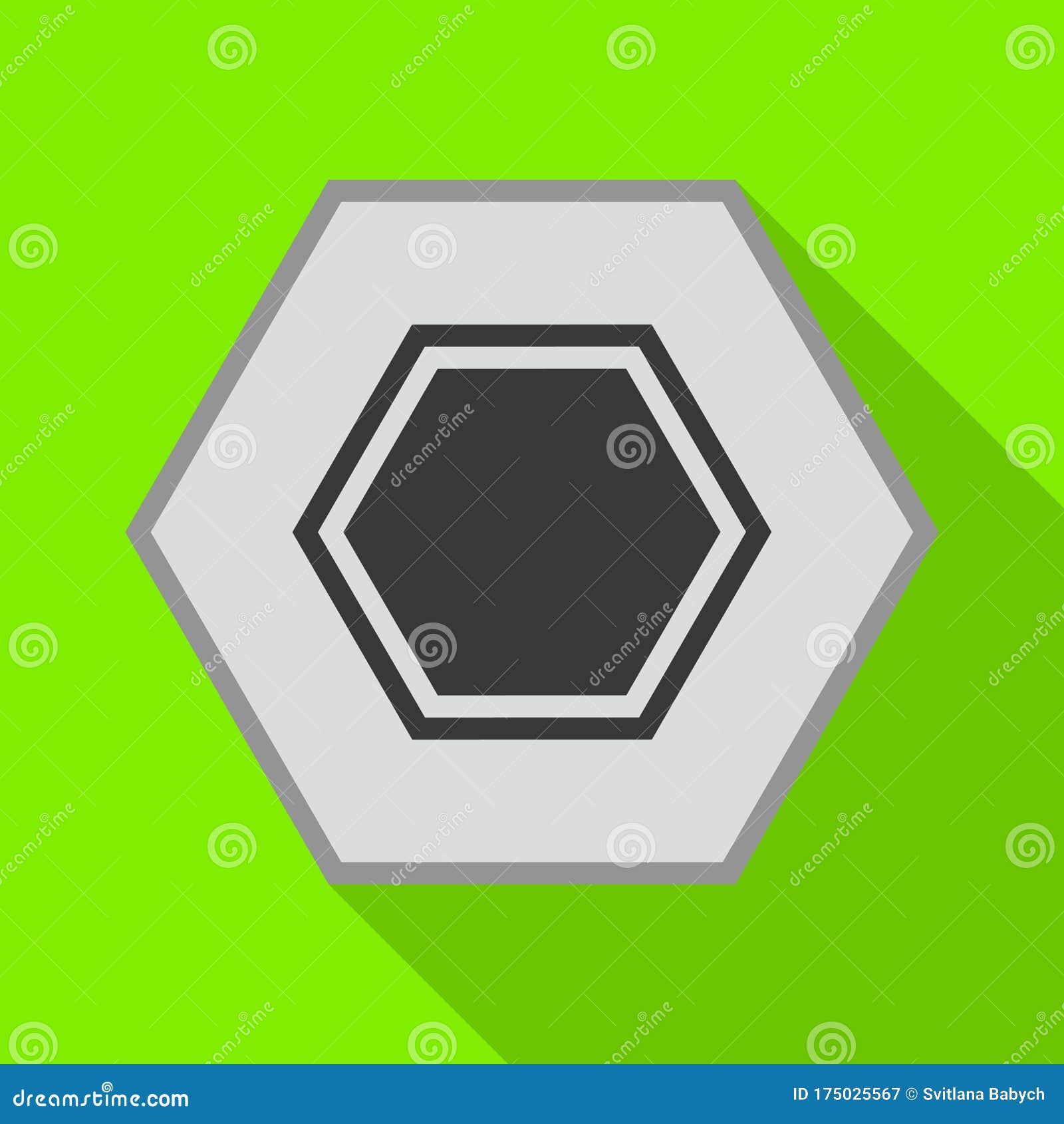 Fastener Head Vector Icon.Flat Vector Icon Isolated on White Background ...