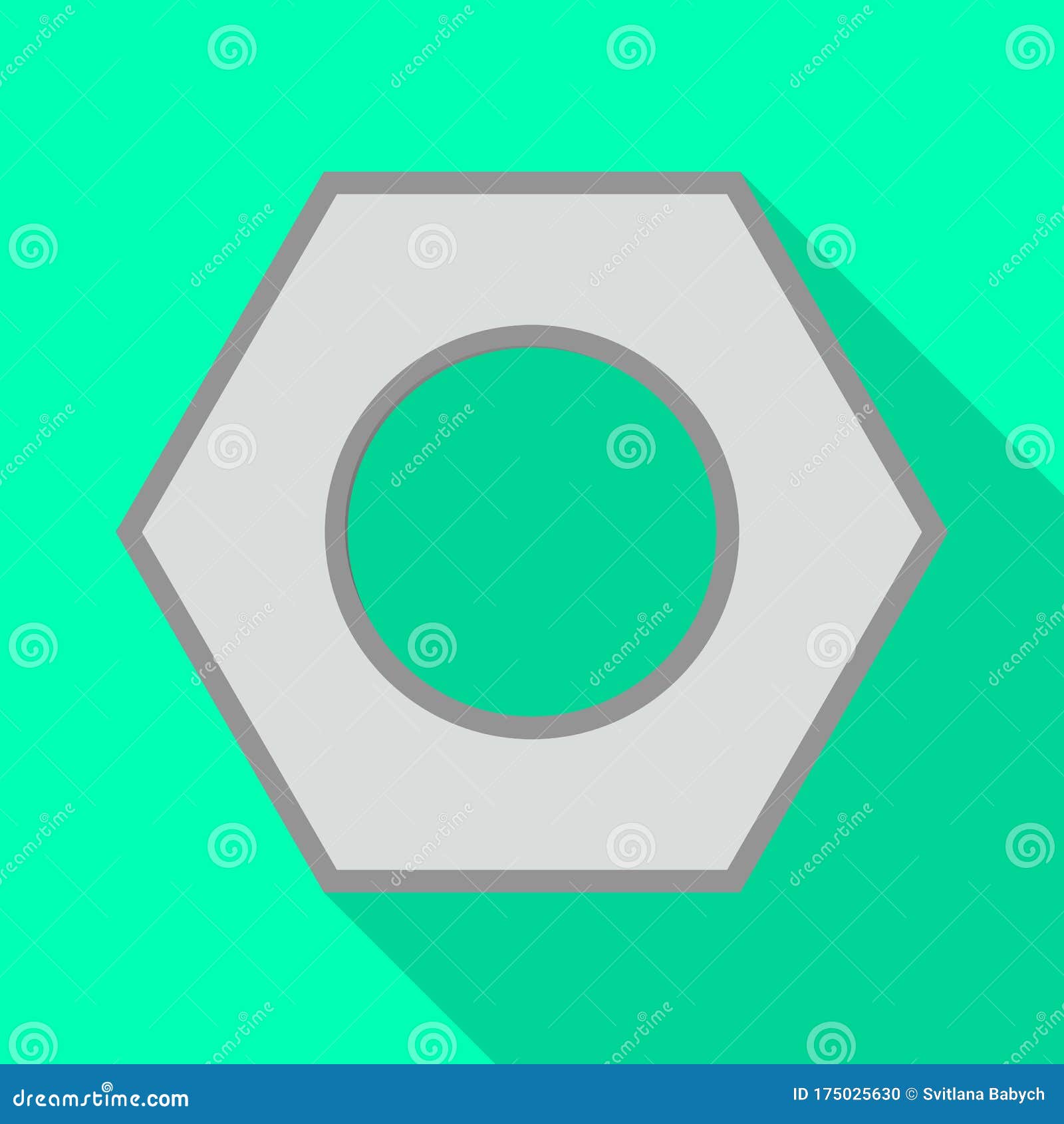 Fastener Head Vector Icon.Flat Vector Icon Isolated on White Background ...