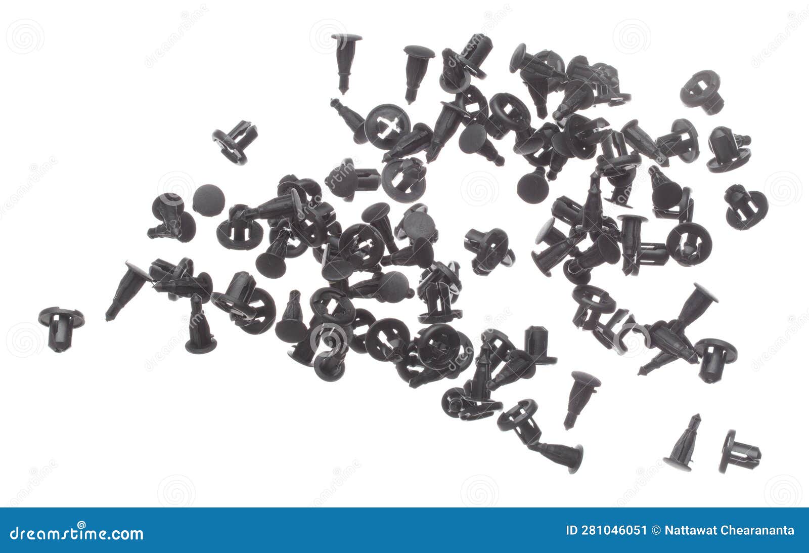 Fastener Plastic Clip Fly Explosion, Black Automobile Fastener Clip ...