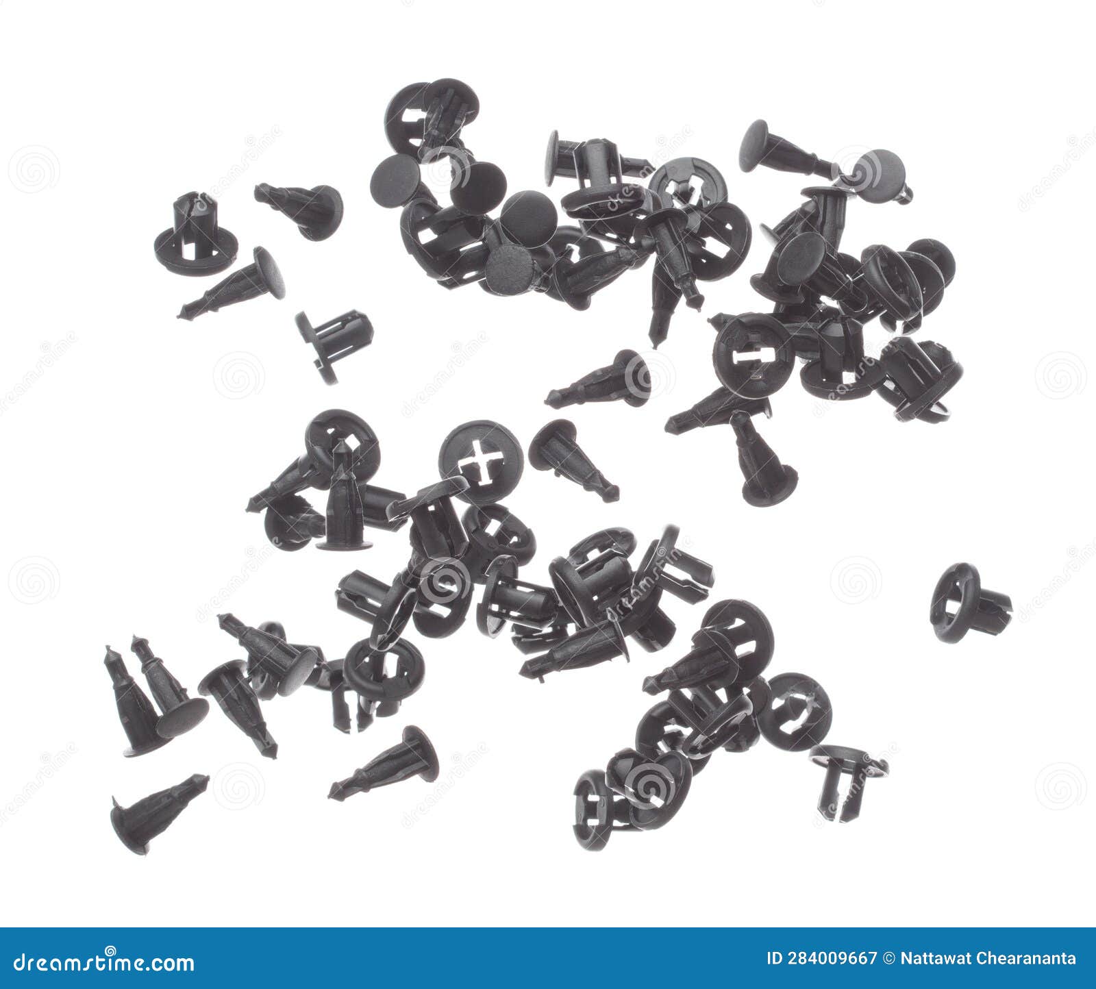 Fastener Plastic Clip Fly Explosion, Black Automobile Fastener Clip ...