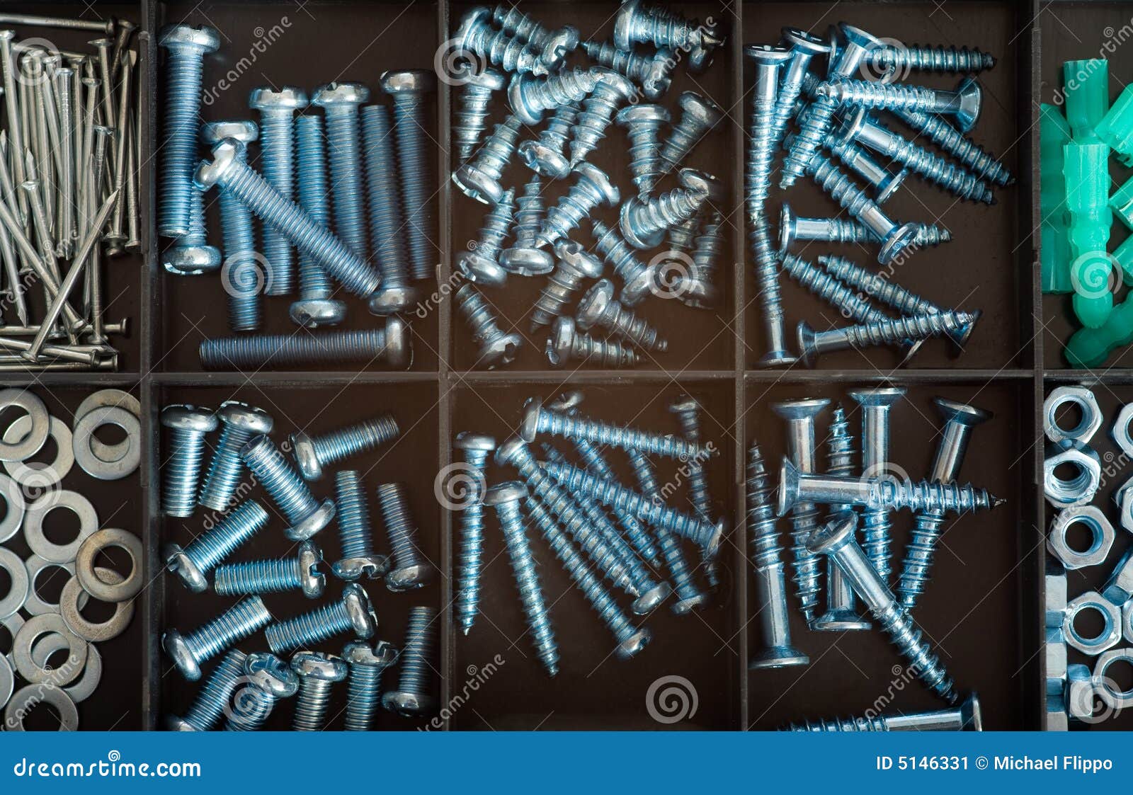Fasteners stock image. Image of screws, items, silver - 5146331