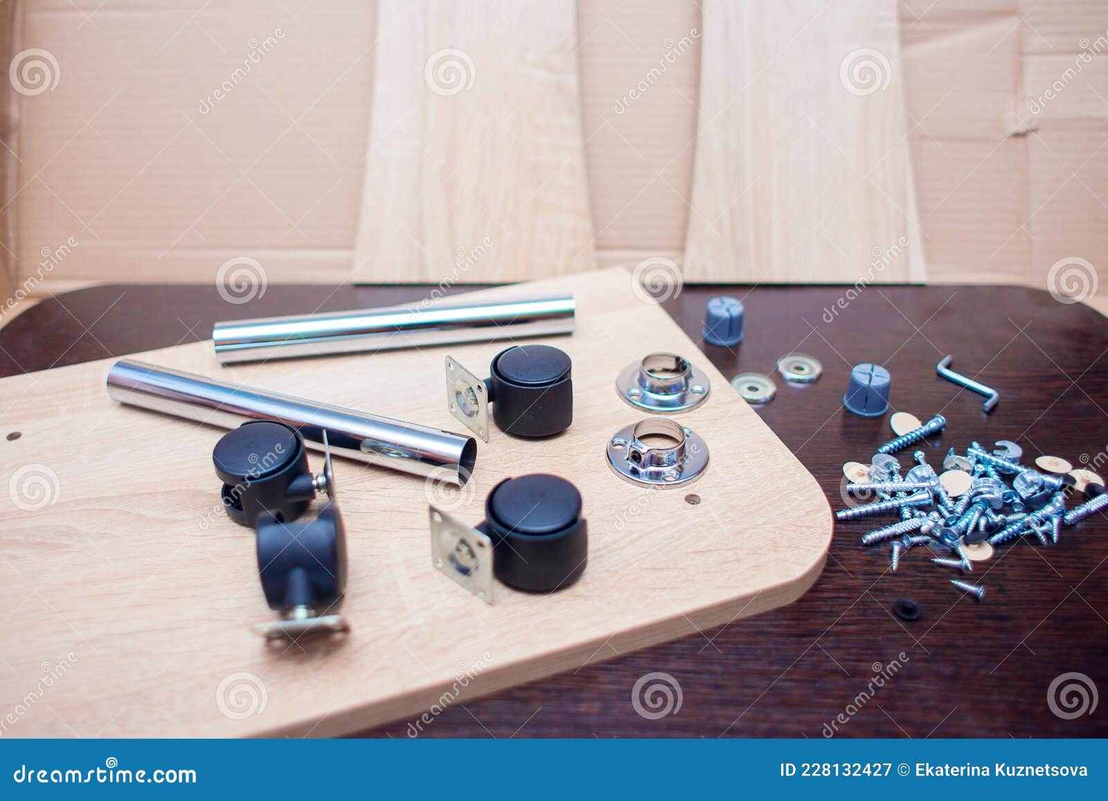 Fasteners for Collecting Furniture. a Set of Fasteners for Assembling a ...